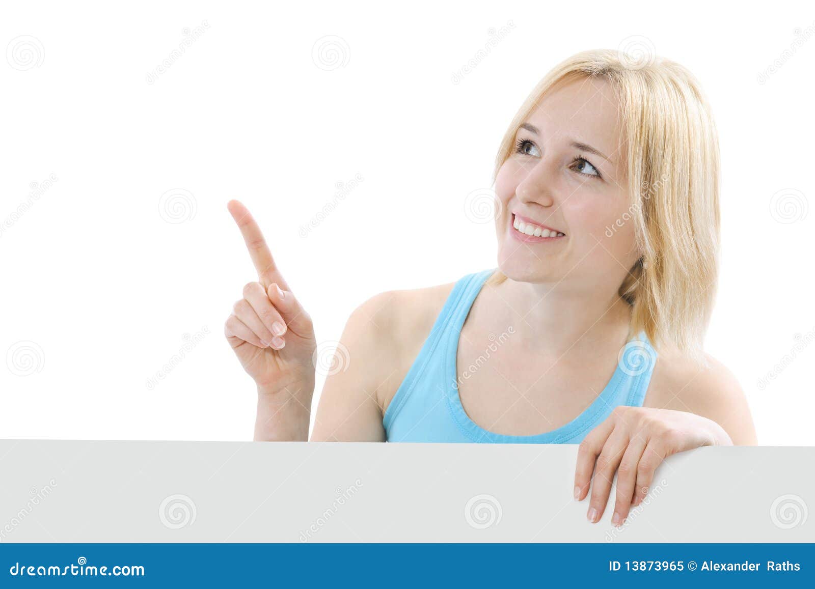 Girl pointing stock image. Image of concepts, cute, teenager - 13873965