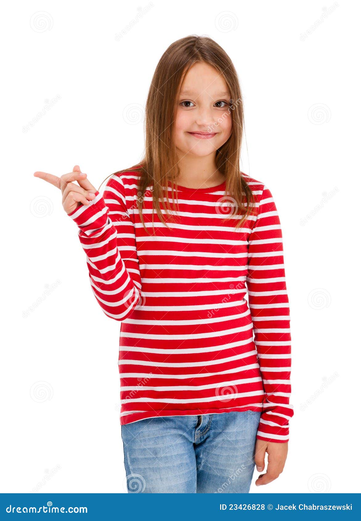Girl Pointing Isolated on White Background Stock Photo - Image of ... Girl Pointing Isolated on White Background Stock Photo - Image of ...