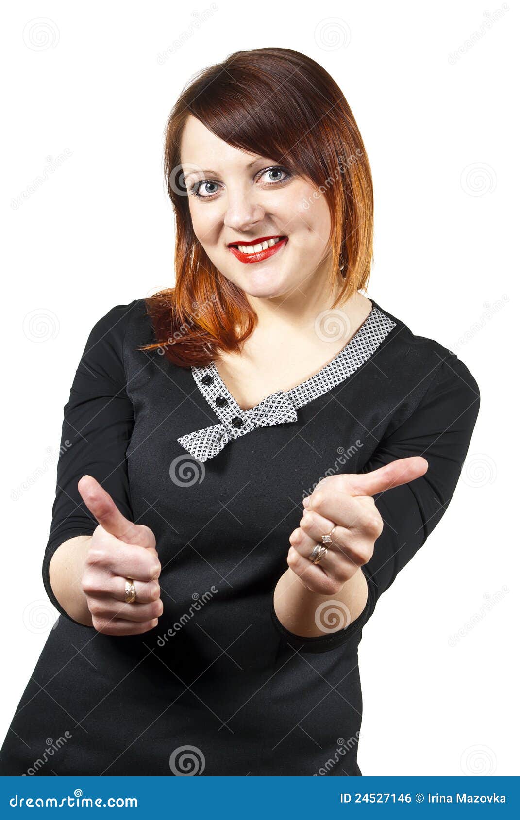 Girl points to the sign stock photo. Image of gesturing - 24527146