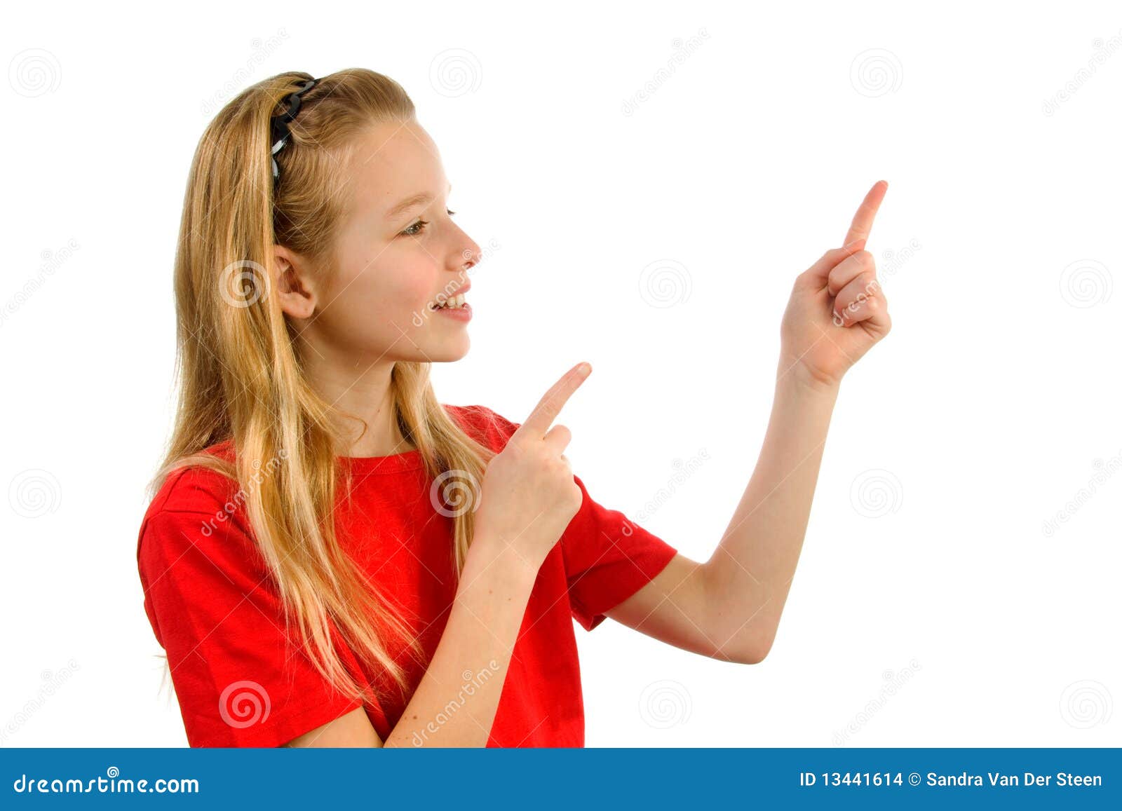 Girls Indicate Something Stock Photos - Free & Royalty-Free Stock ...