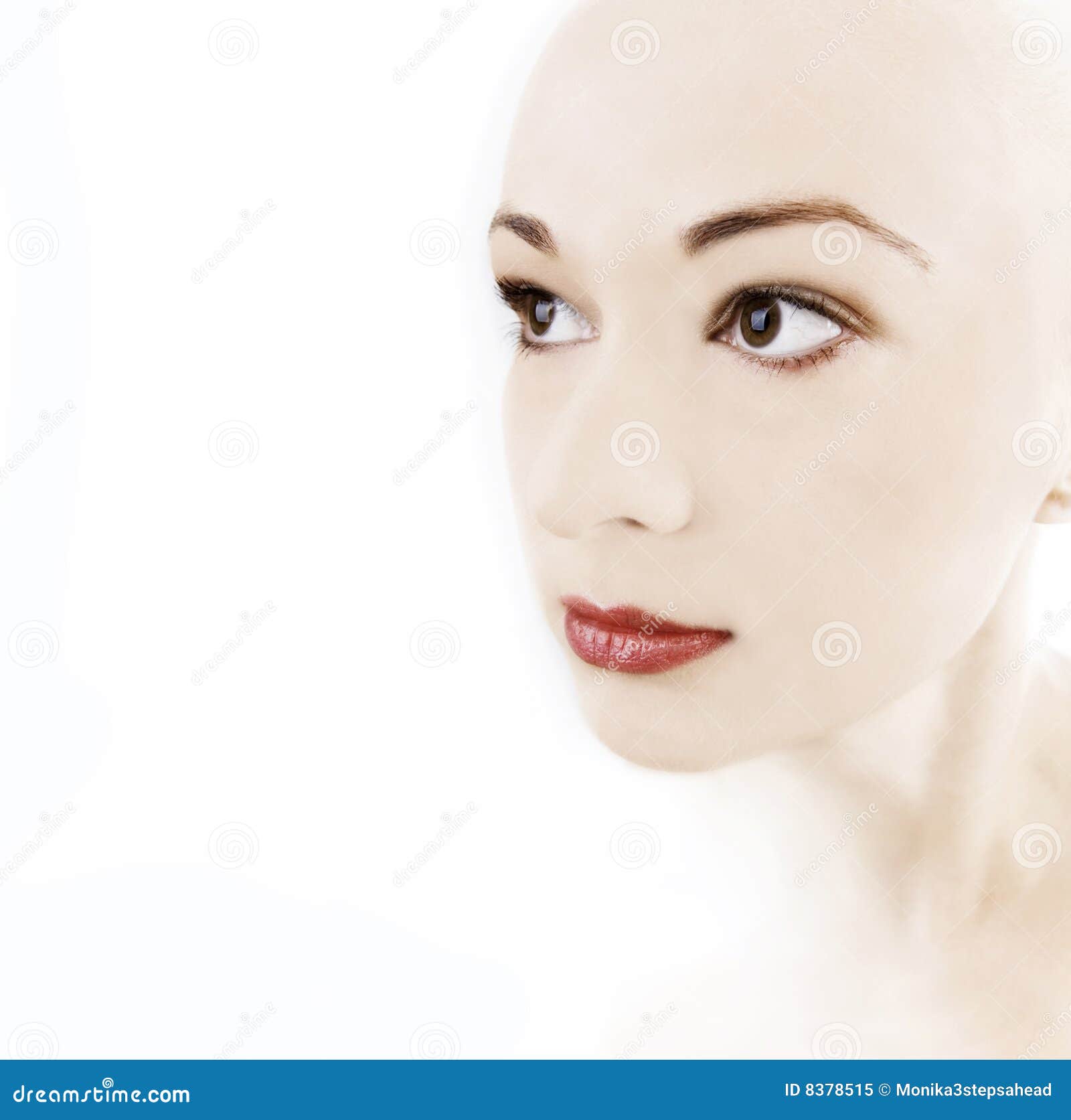 Girl with porcelain skin stock image. Image of woman, cover - 8378515