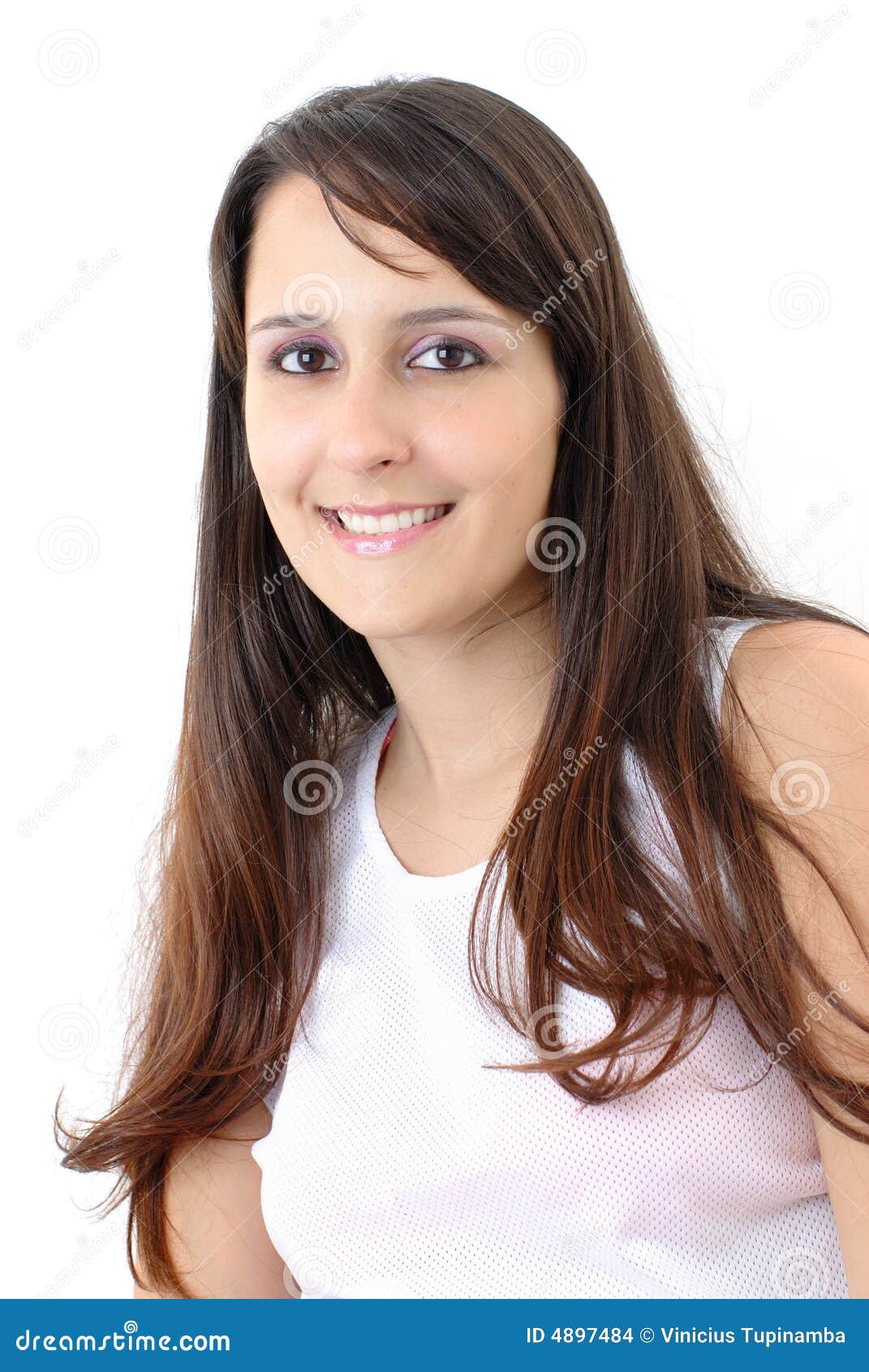 Girl Portrait stock photo. Image of makeup, healthy, human - 4897484