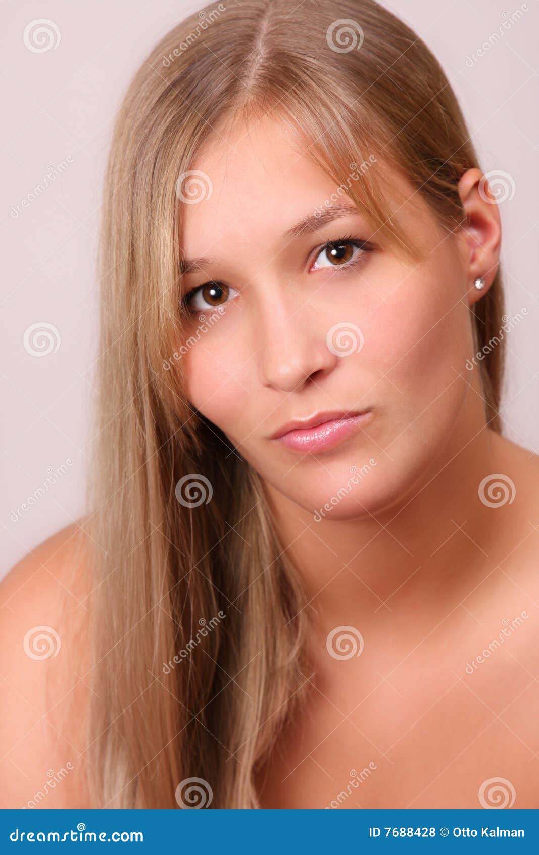 Girl portrait stock photo. Image of thinking, looking - 7688428