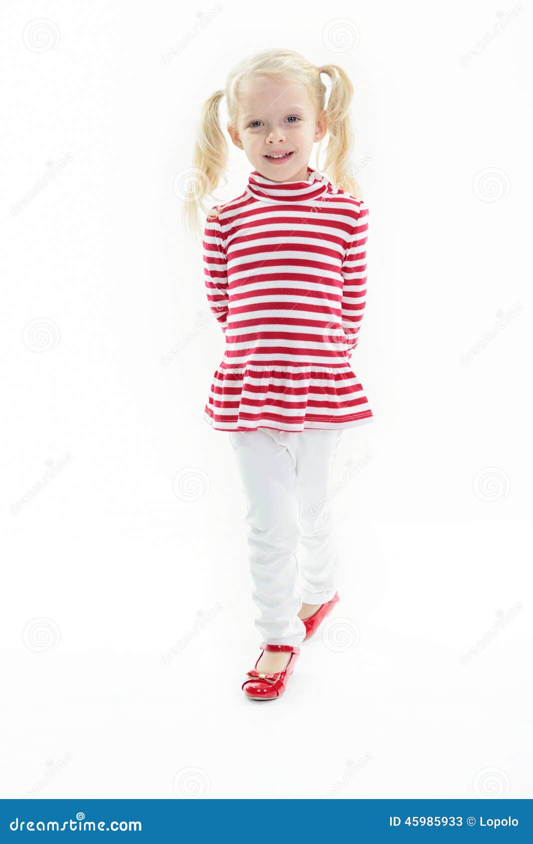 Girl portrait stock image. Image of caucasian, playing - 45985933