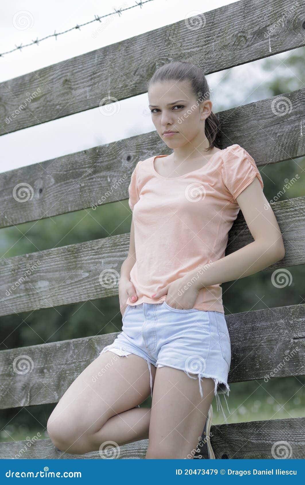 Girl Posing in Summer Season Stock Image - Image of woman, people: 20473479