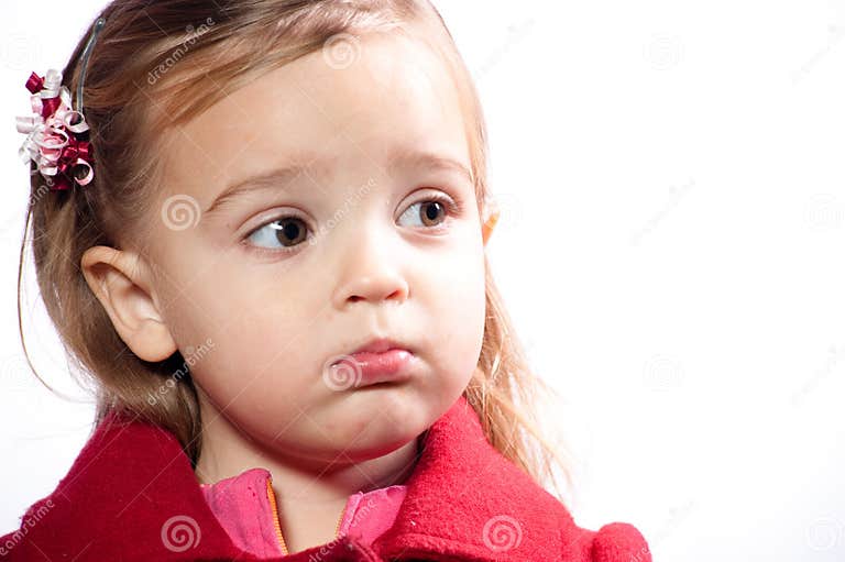 Girl pouting stock photo. Image of little, person, emotion - 21343306