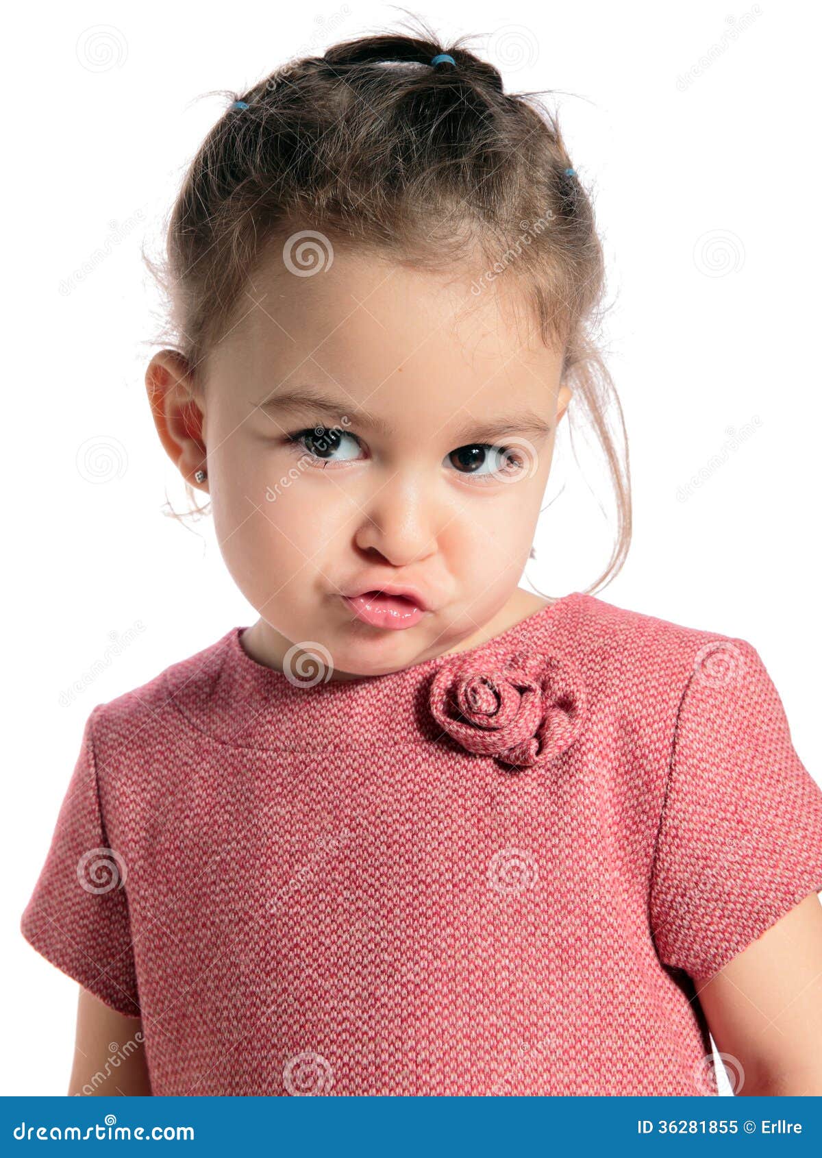 Girl pouting stock image. Image of frowning, studio, little - 36281855