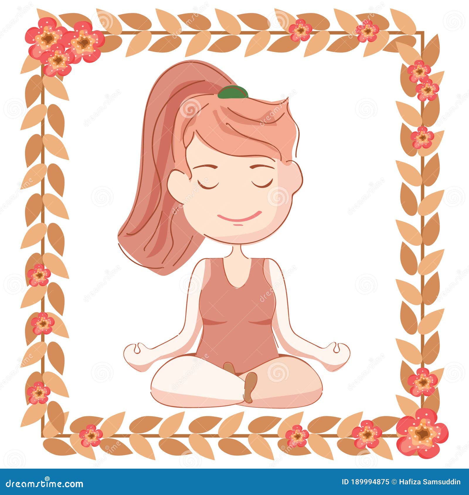 Half Lotus Flower Background Royalty-Free Cartoon | CartoonDealer.com ...
