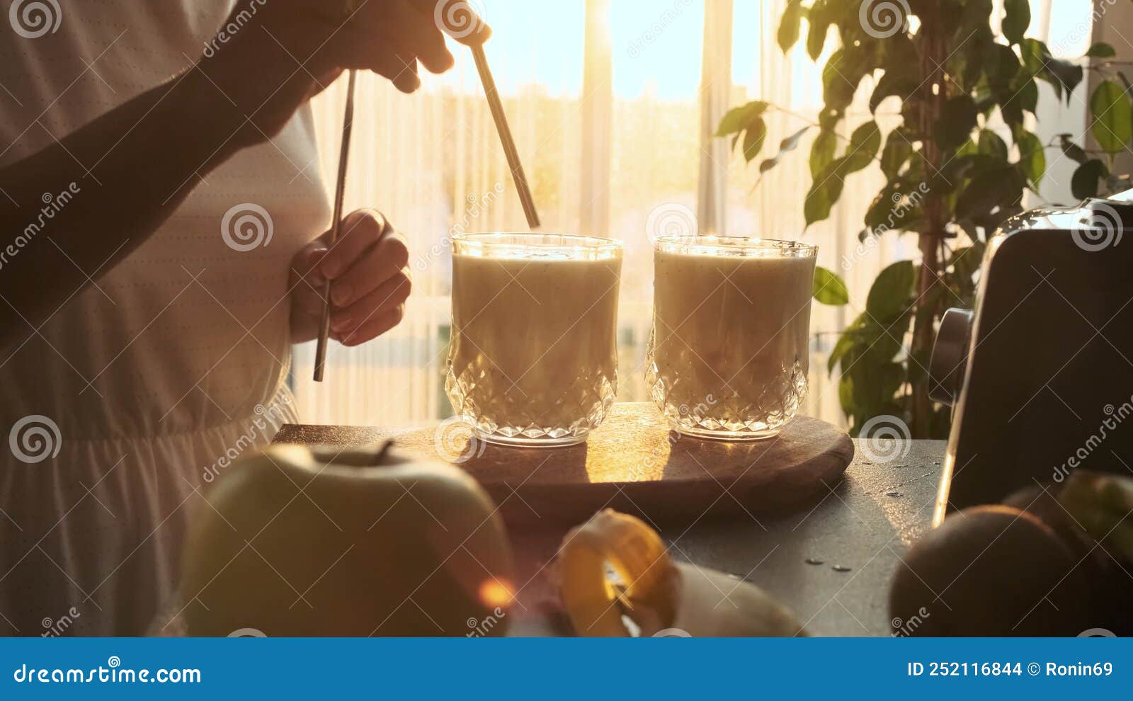 The Process of Making a Milkshake Stock Footage - Video of plate ...