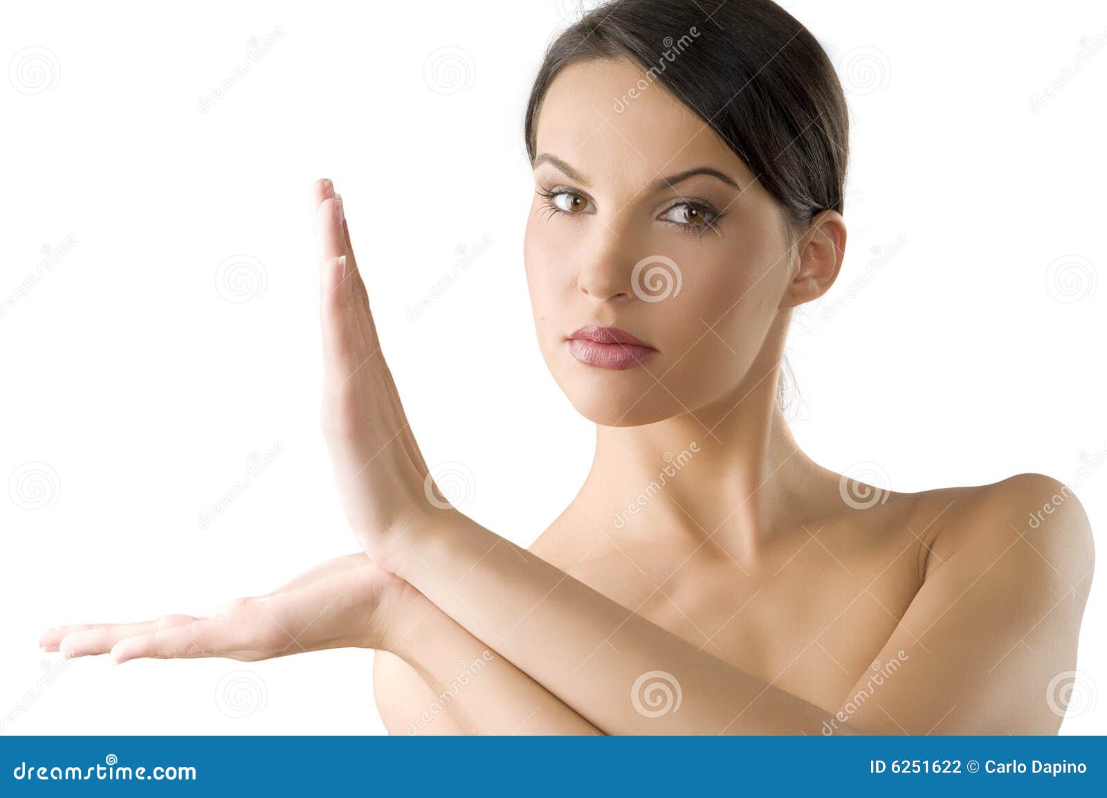 Girl presenter stock photo. Image of harmony, looking - 6251622