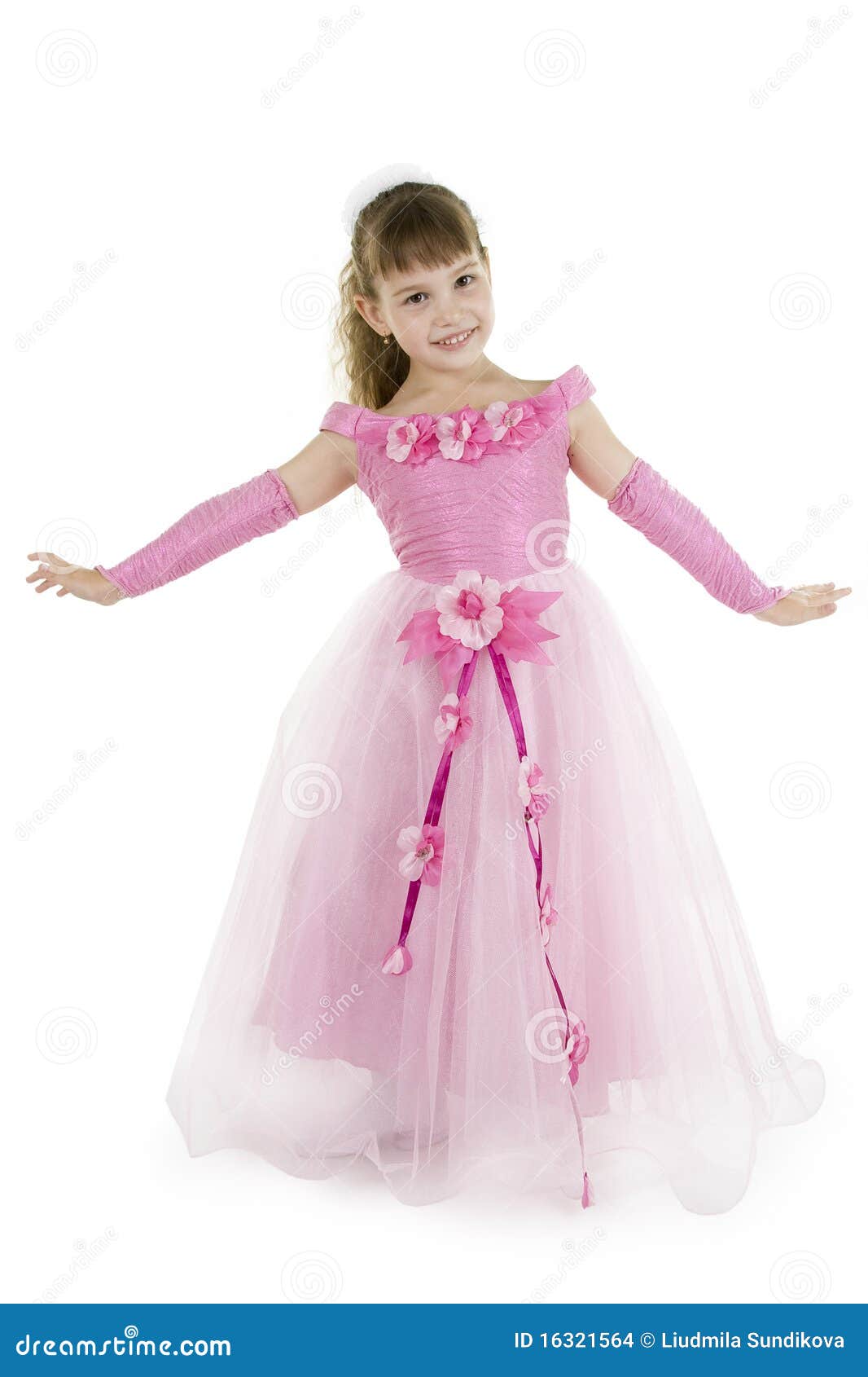 Girl Princess. stock photo. Image of full, caucasian - 16321564