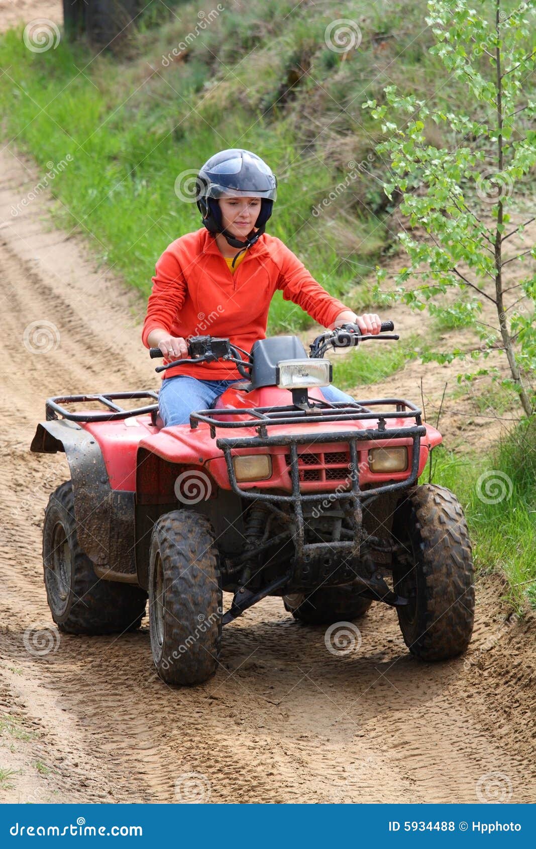 Girl In Quad Picture. Image: 5934488