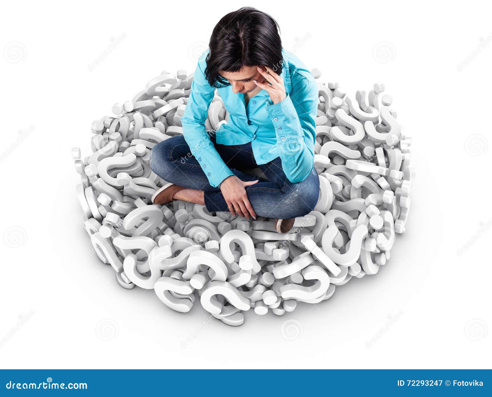 Boy And Girl With Questions In Hearts Cartoon Vector | CartoonDealer ...