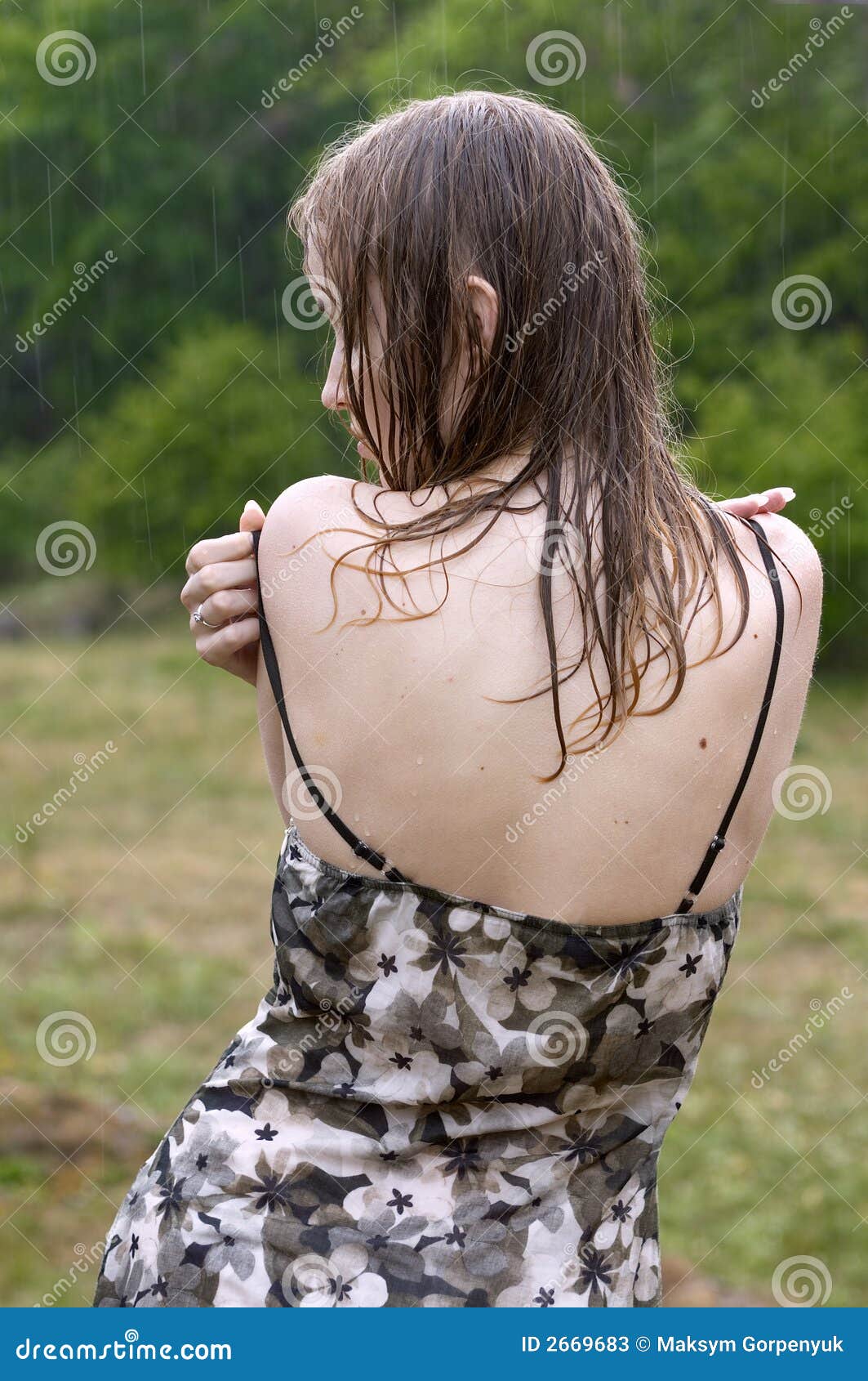 Girl In The Rain Picture. Image: 2669683