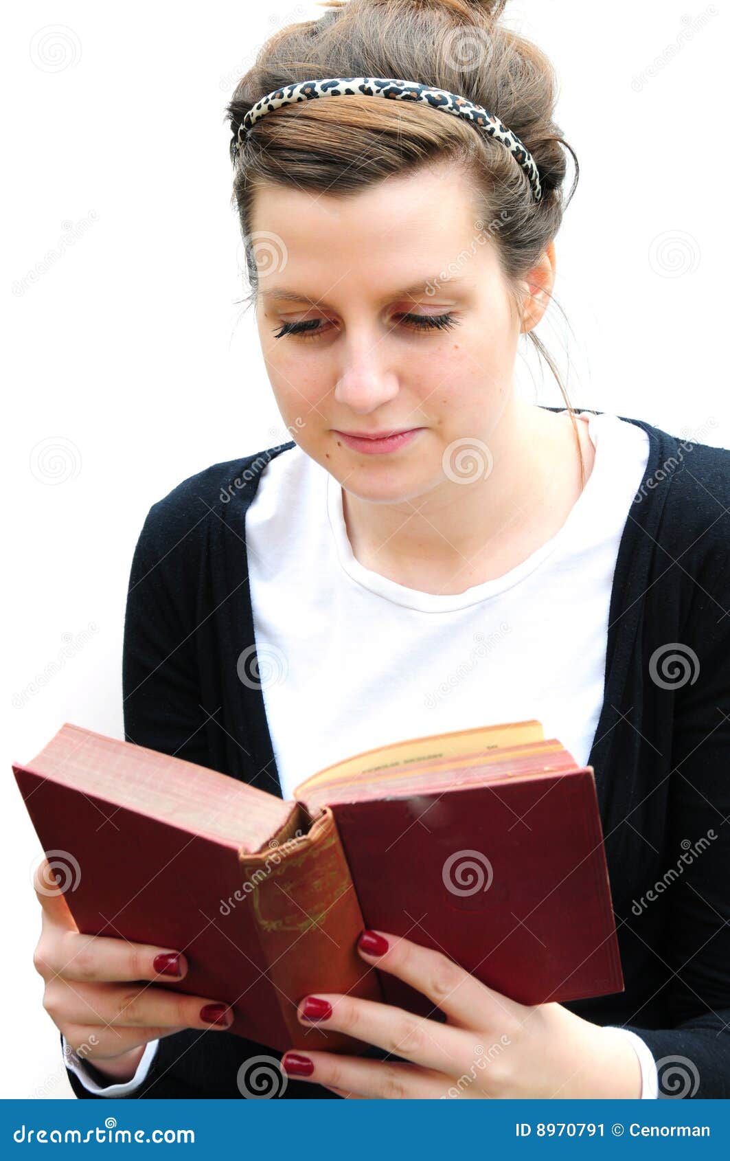 Girl Reading Picture. Image: 8970791