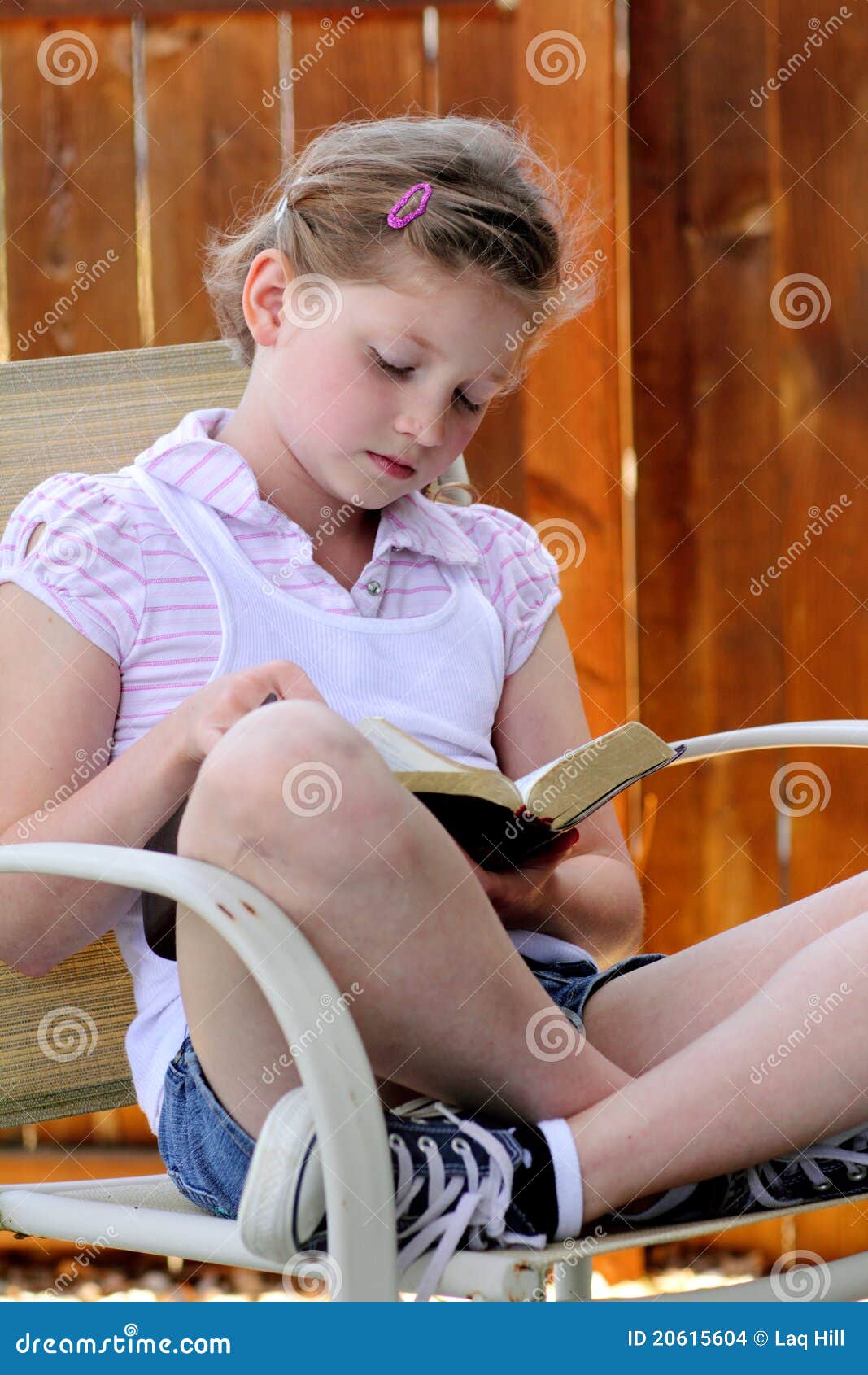 Girl reading bible stock photo. Image of read, boards - 20615604