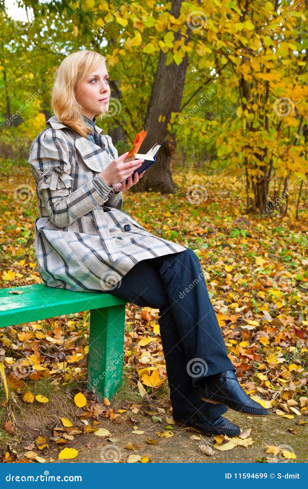 Girl is reading book stock image. Image of book, girls - 11594699