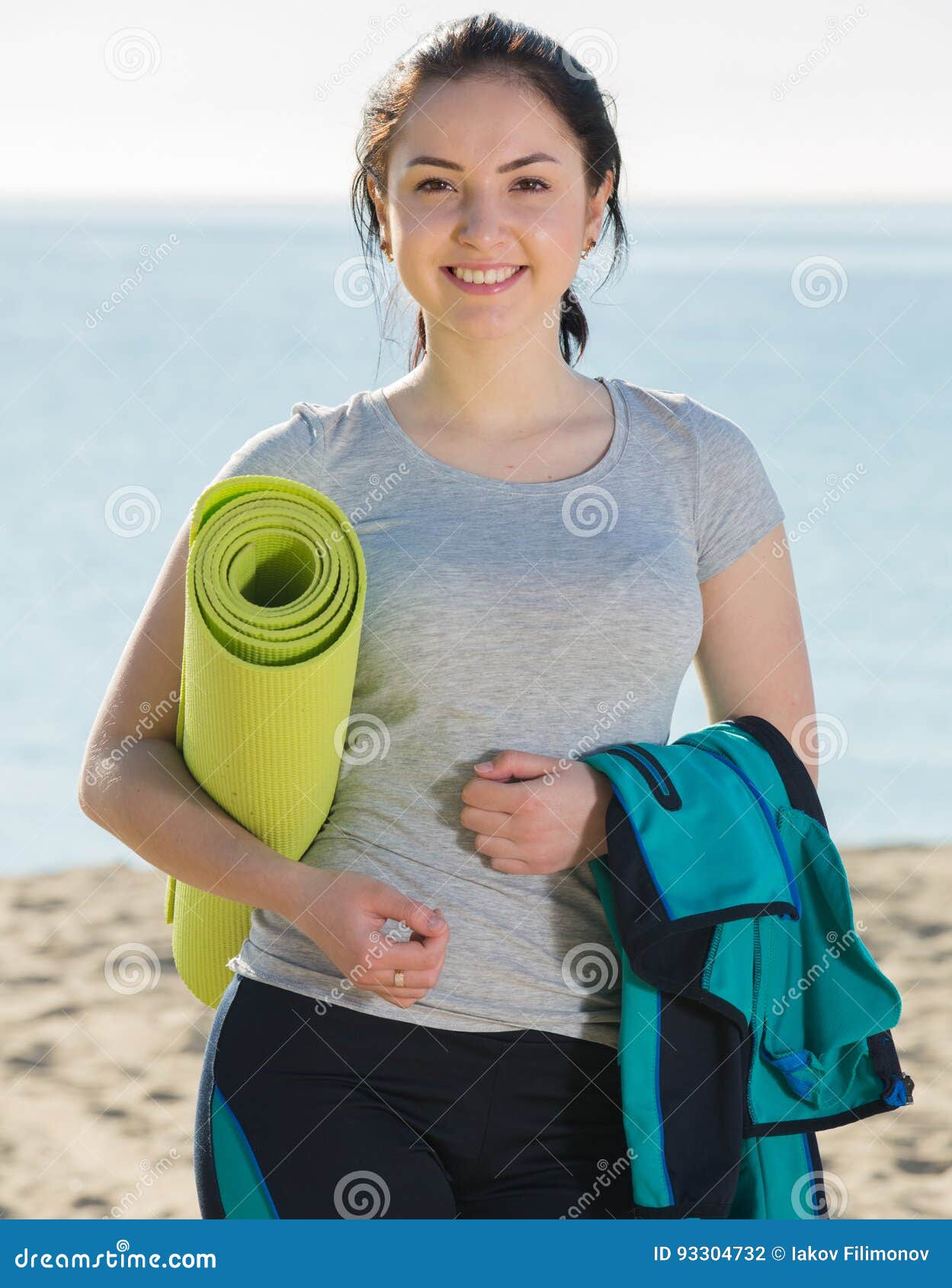 Girl Ready To Start Training Stock Photo - Image of fitness, readiness ...