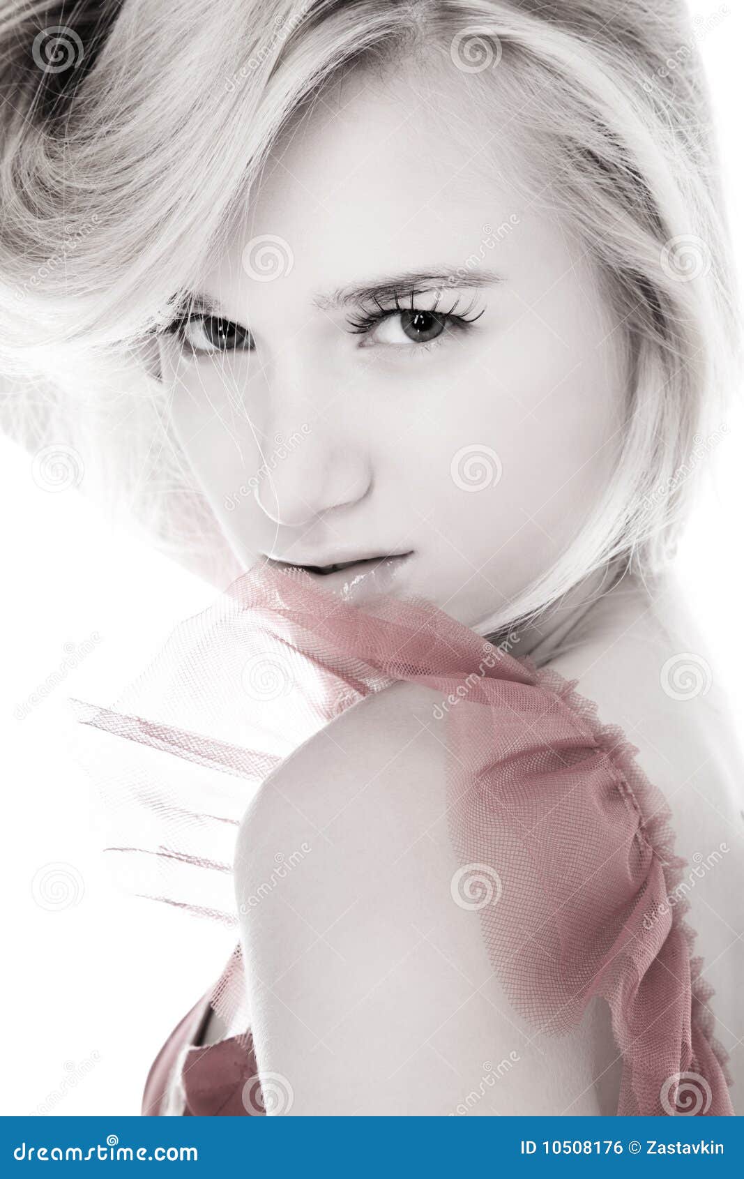 Girl in red stock photo. Image of cute, fashion, female - 10508176