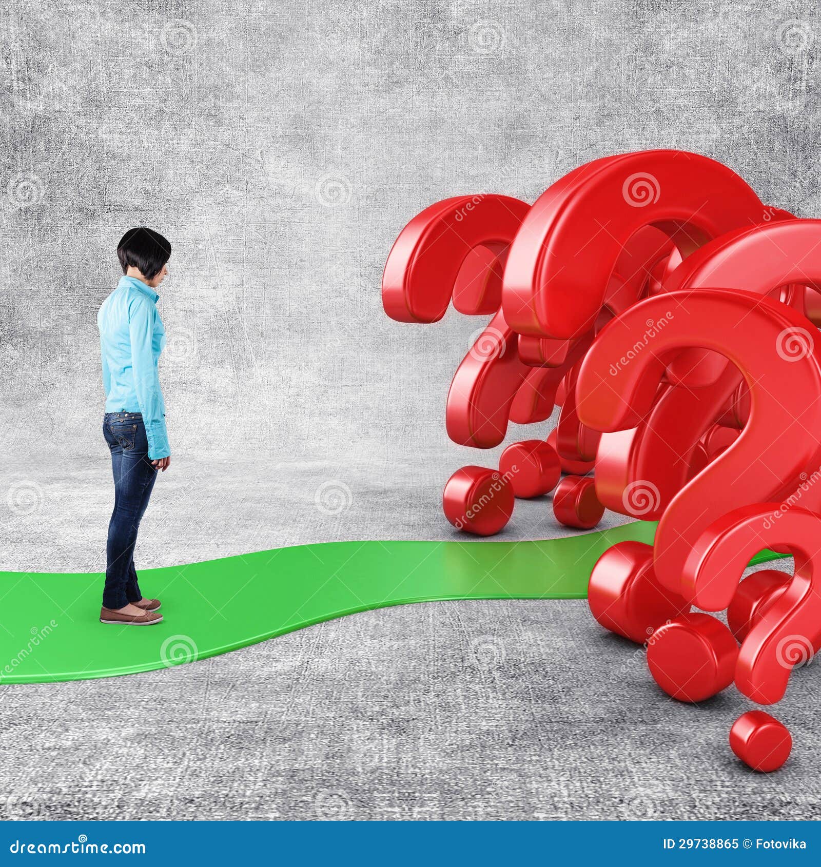 Boy And Girl With Questions In Hearts Cartoon Vector | CartoonDealer ...