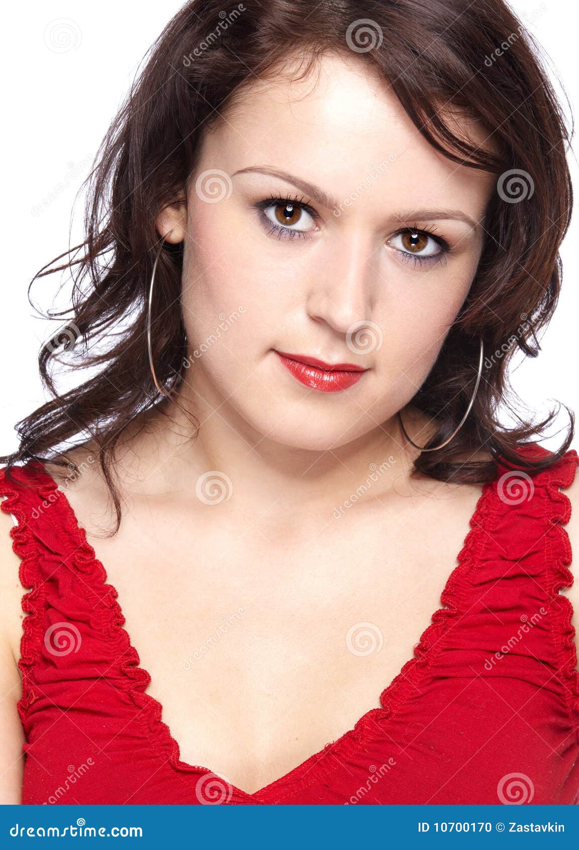 Girl in red top stock photo. Image of caucasian, person - 10700170