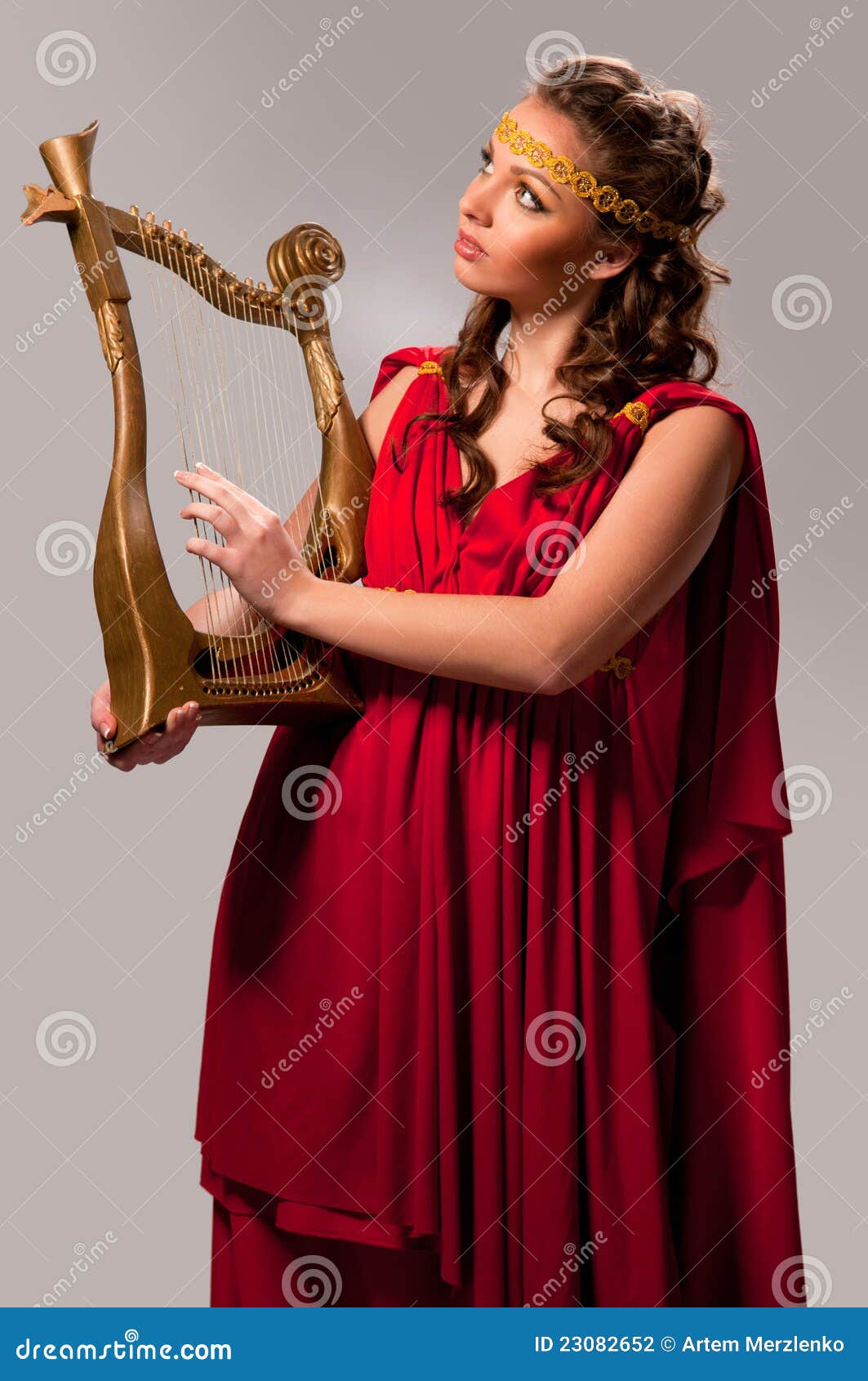 Girl in a red tunic stock photo. Image of sash, white - 23082652