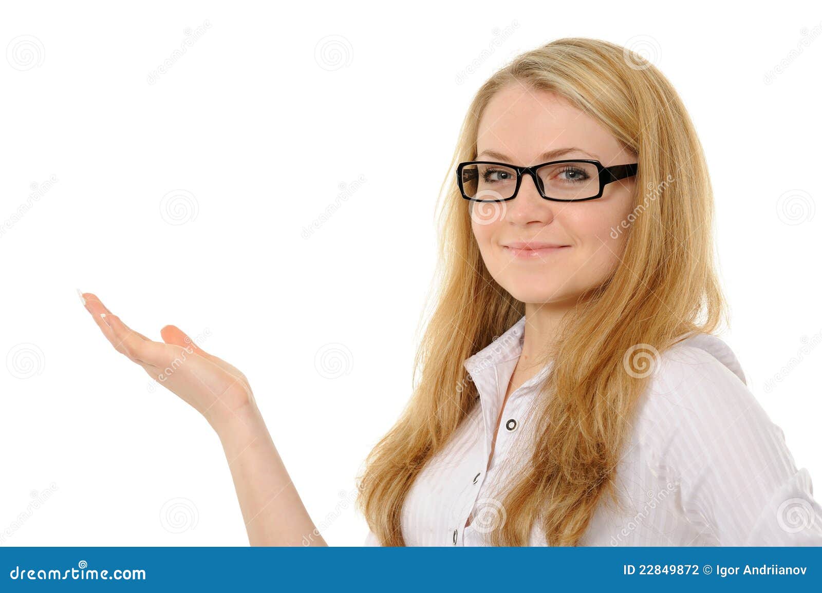 The Girl Representing Your Product Stock Photo - Image of close, girl ...