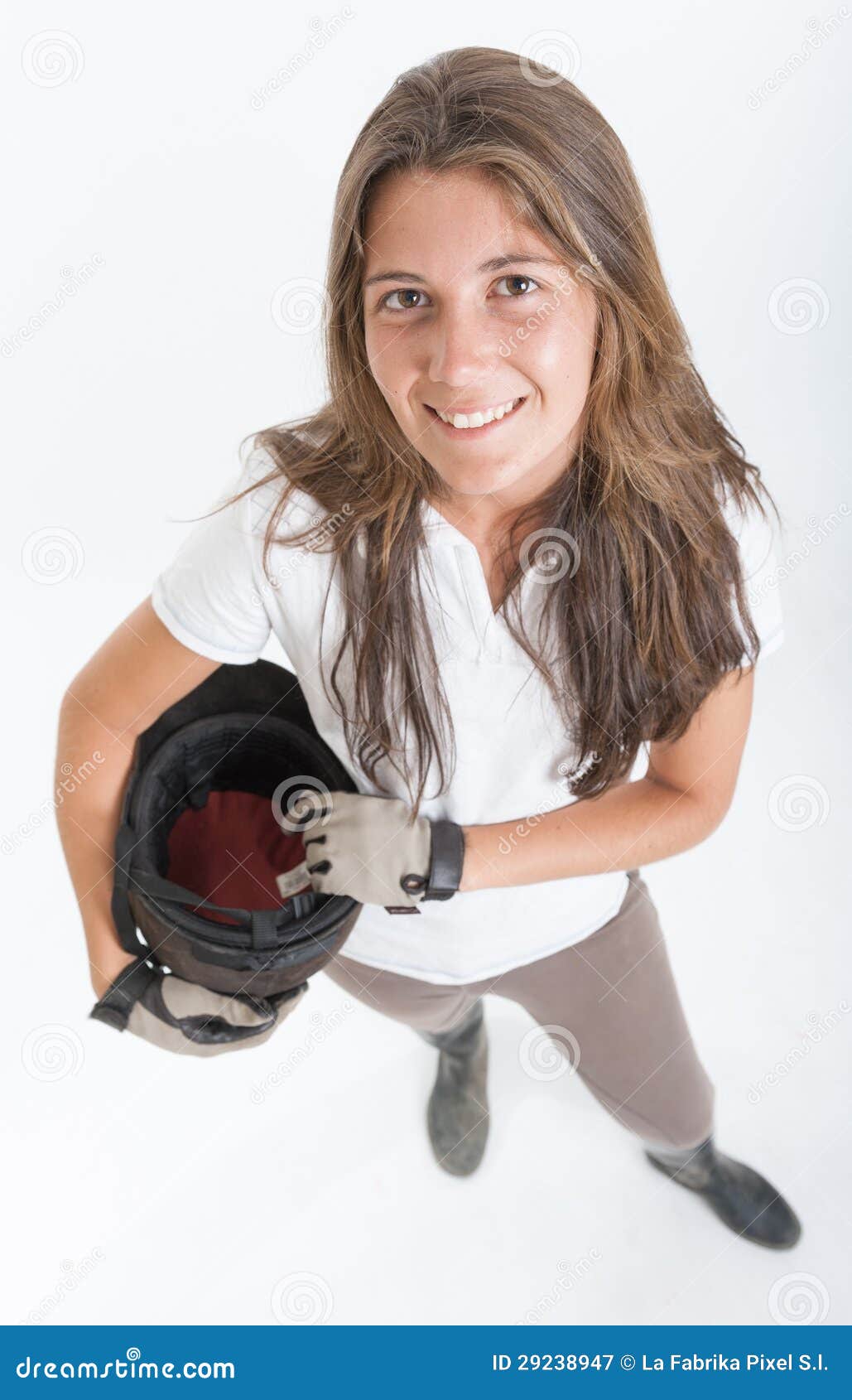 Girl in riding gear stock image. Image of lady, clothes - 29238947