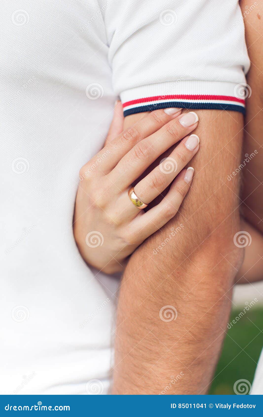 Girl with a Ring on the Finger Hugs Guy Stock Image - Image of hugging ...