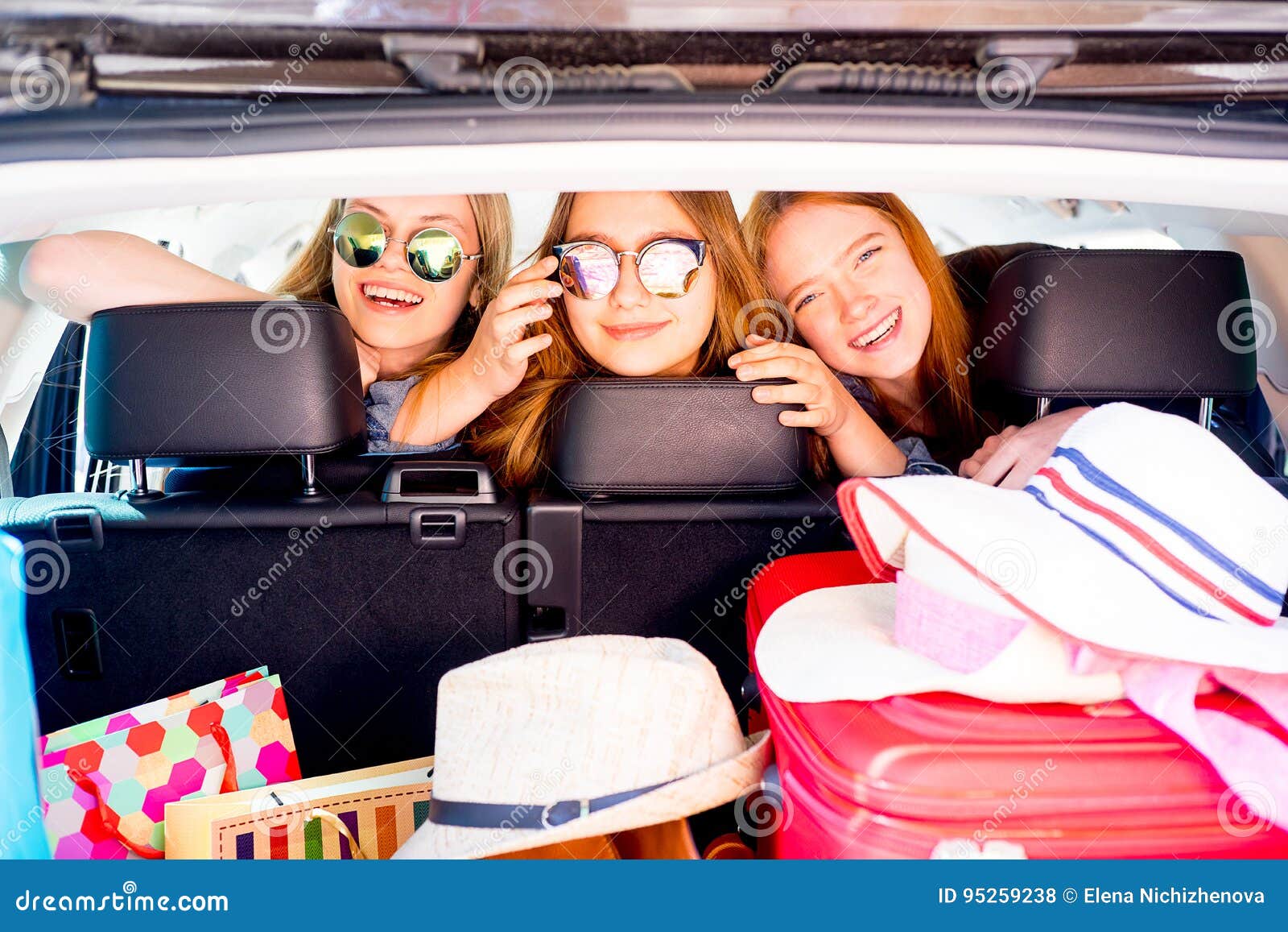 Girl road trip stock photo. Image of person, holidays - 95259238