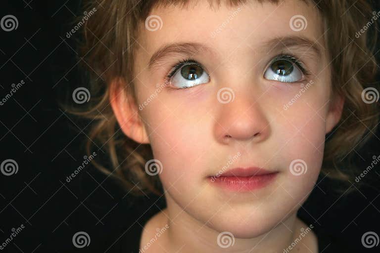 Girl Rolling Eyes stock image. Image of tween, curly, eyes - 9407161