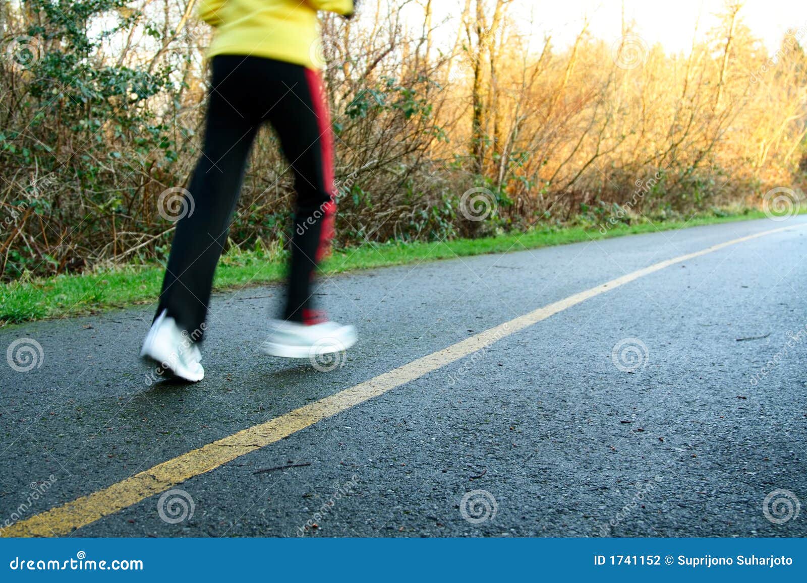 Girl running stock photo. Image of road, female, park - 1741152