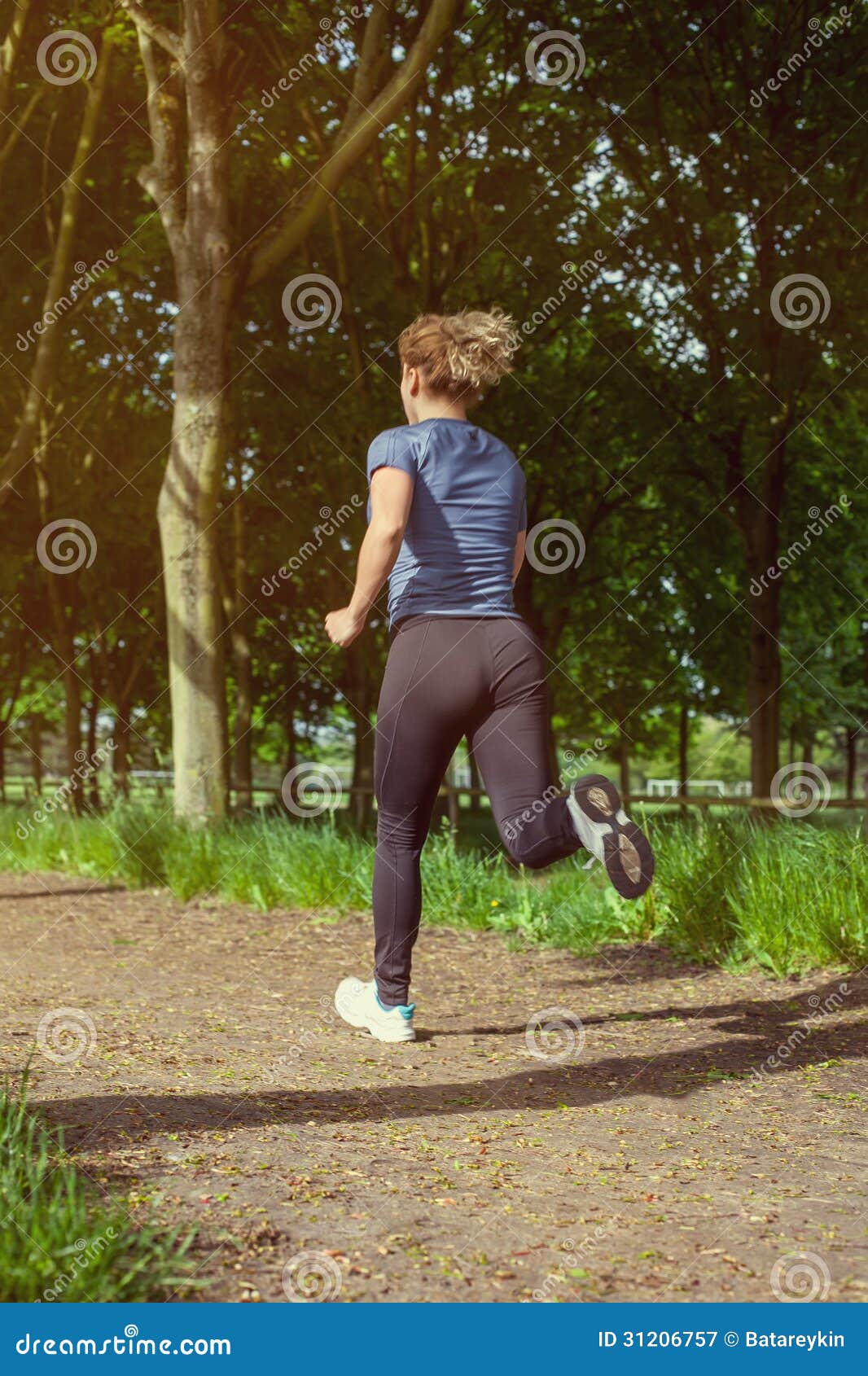 Girl running in the park stock image. Image of activity - 31206757