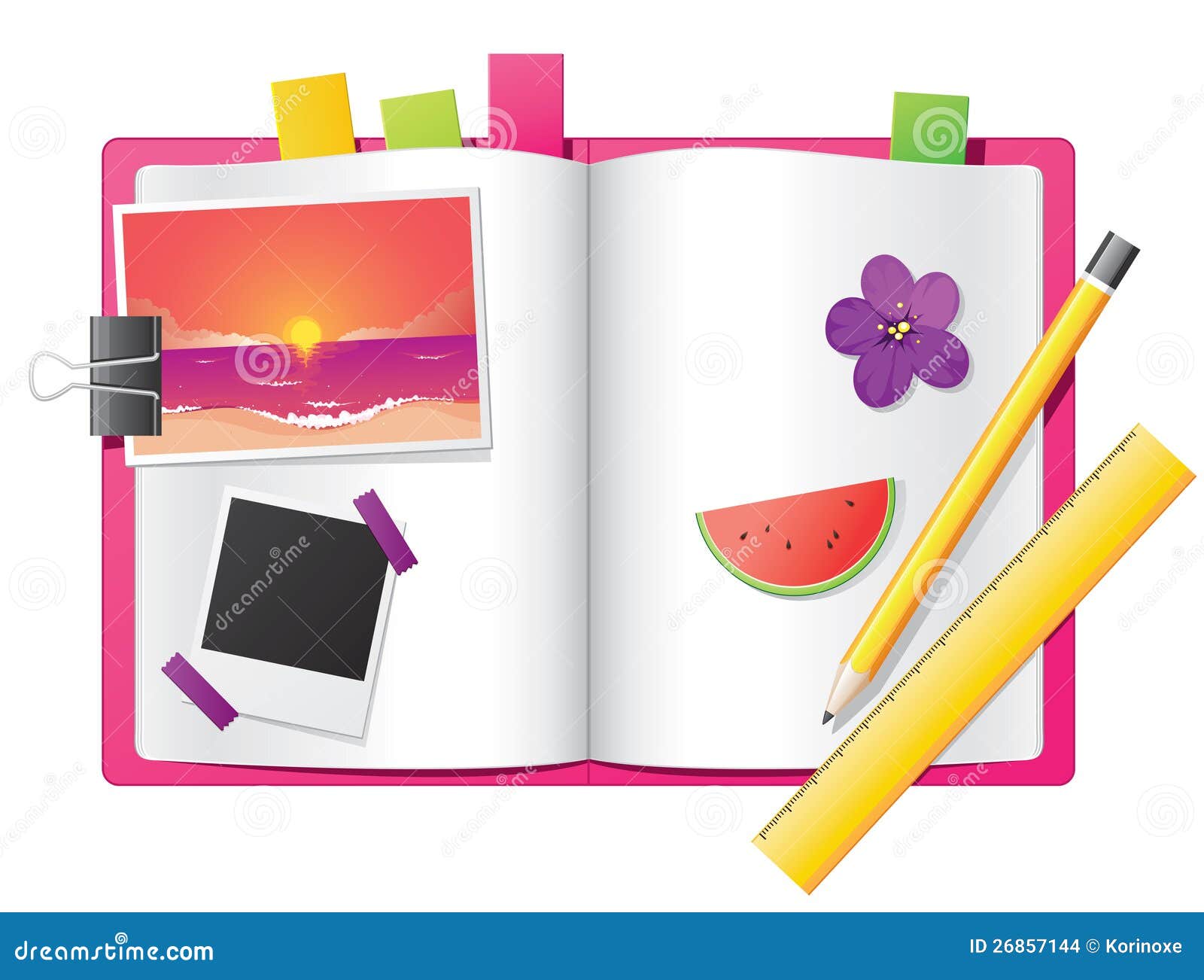 Diary Cartoons, Illustrations & Vector Stock Images - 243194 Pictures ...