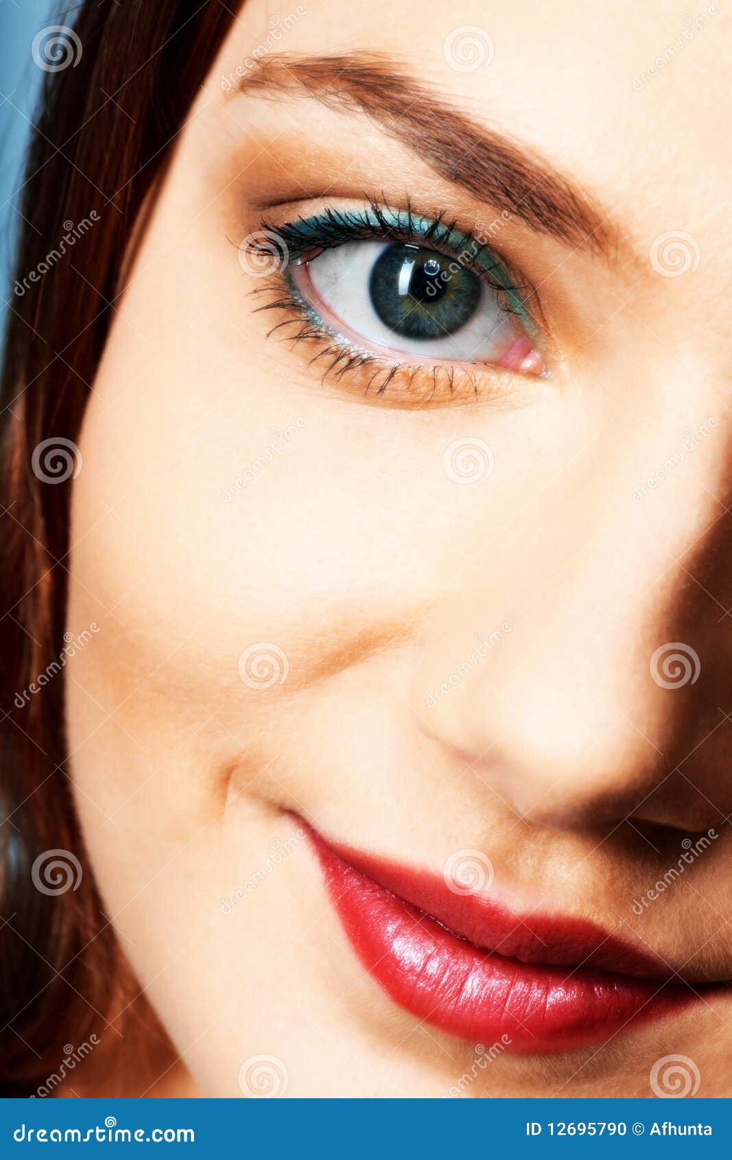 The girl s face stock photo. Image of human, model, fashion - 12695790