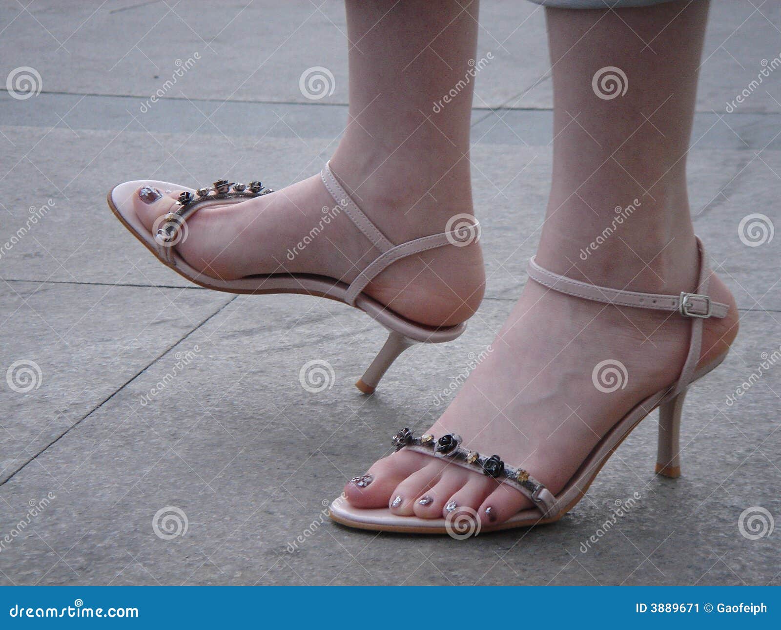 Girl s foot stock image. Image of women, corner, gracefulstand - 3889671