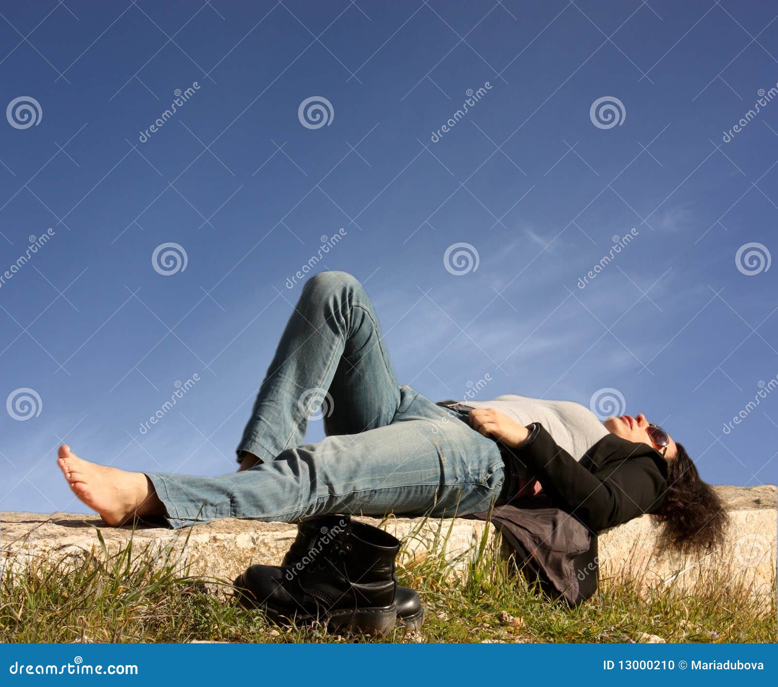 Girl s rest stock photo. Image of caucasian, excitement - 13000210