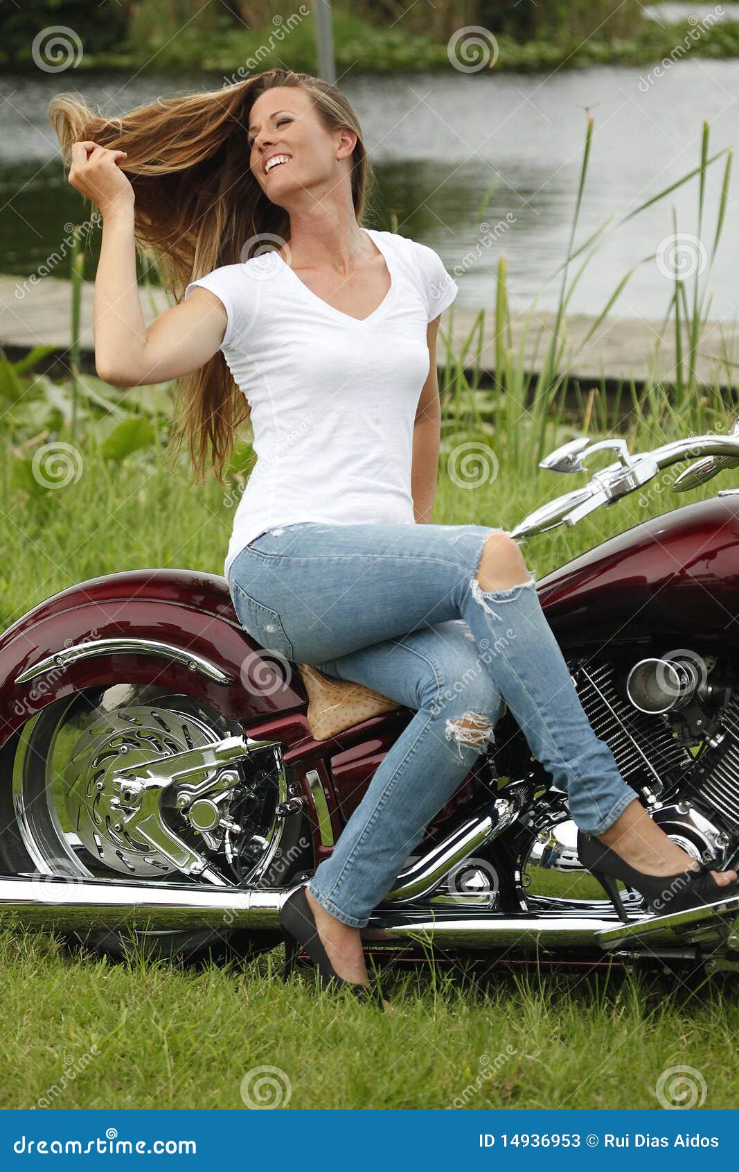 The girl s ride stock image. Image of beautiful, model - 14936953