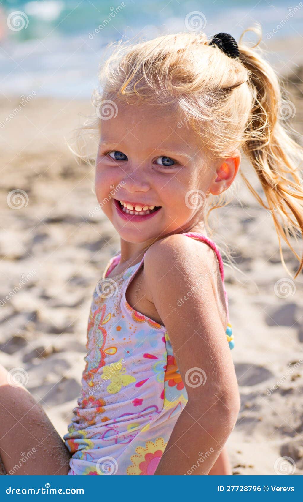 Girl sand stock photo. Image of walk, happy, baby, vacation - 27728796