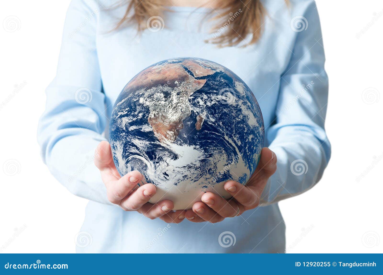 Girl Save Earth Environment Recycle Stock Image - Image of hand, world ...