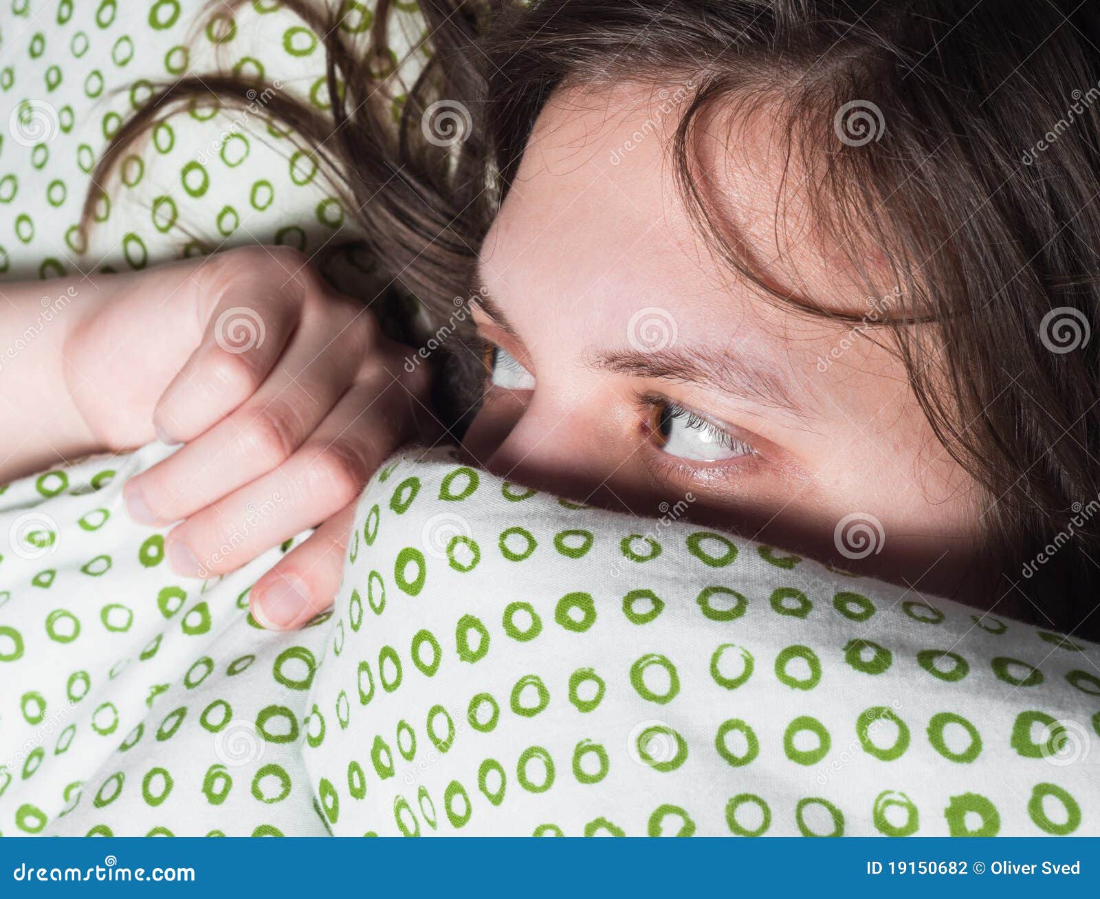 Girl Scared For Own Life Feeling Terrified Trembling, Being Frightened ...