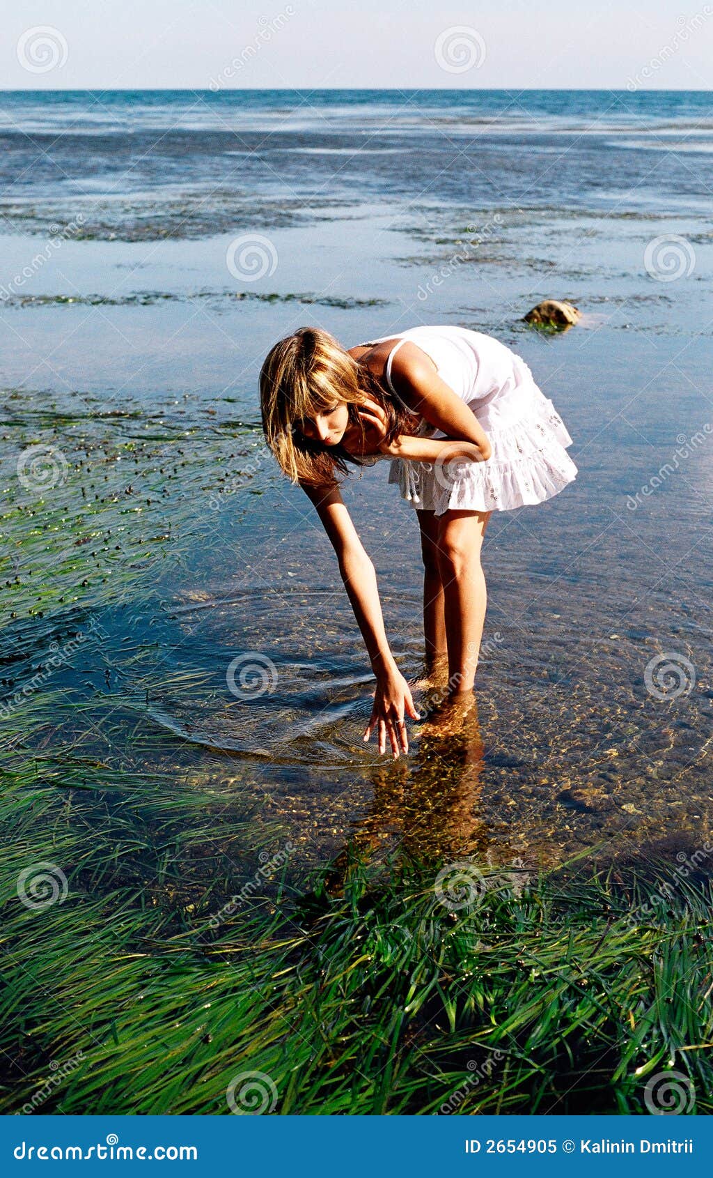Girl & sea stock image. Image of adult, smiling, holiday - 2654905