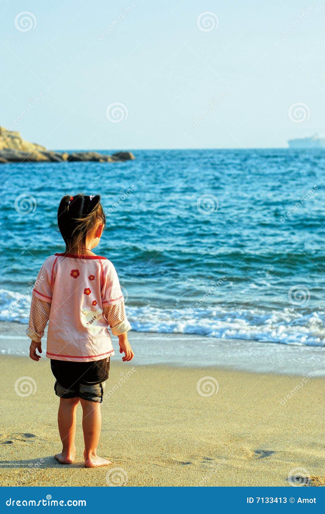 Girl and sea stock image. Image of girl, girls, friends - 7133413