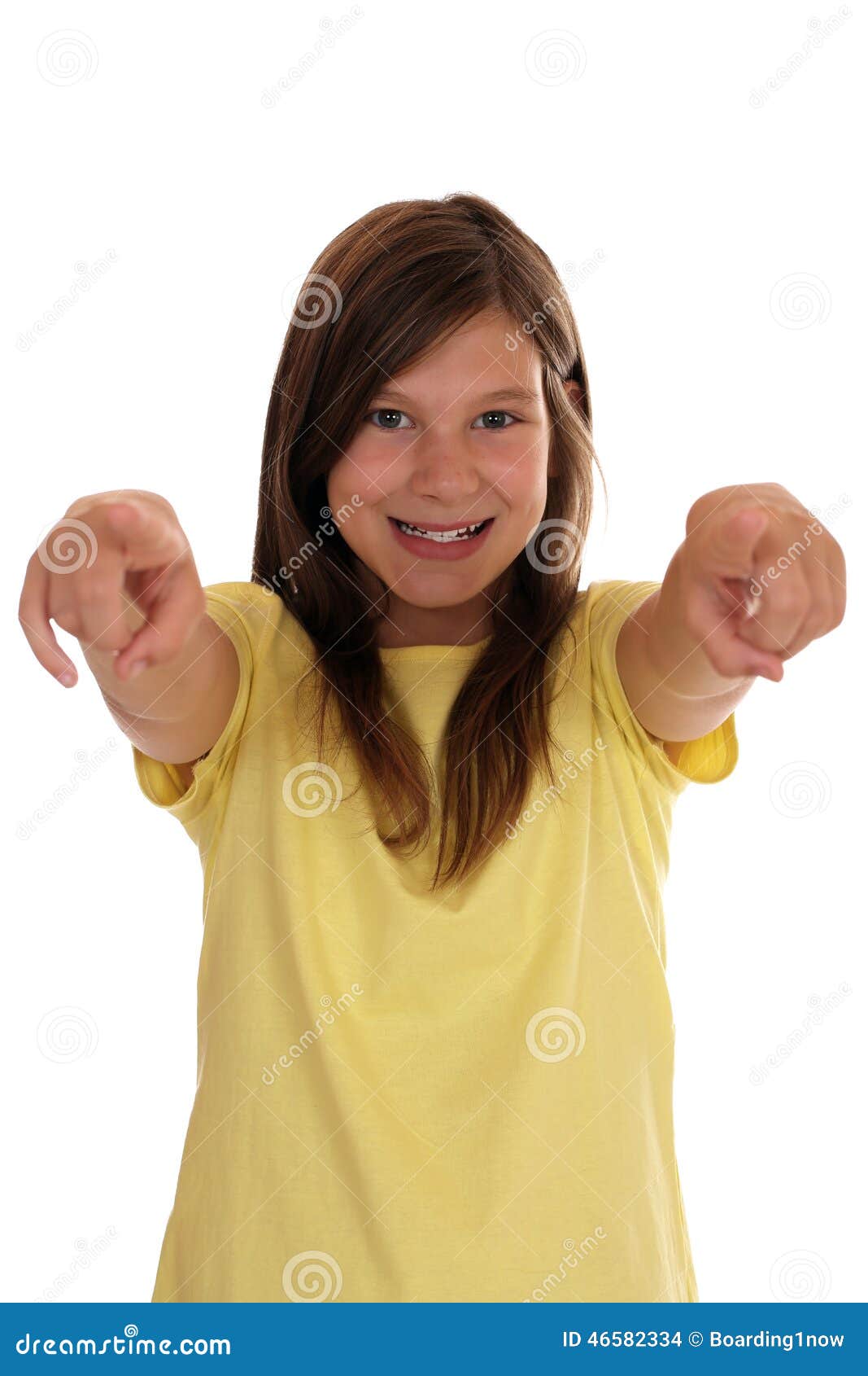 Girl Searching, Choosing and Finding Stock Photo - Image of showing ...