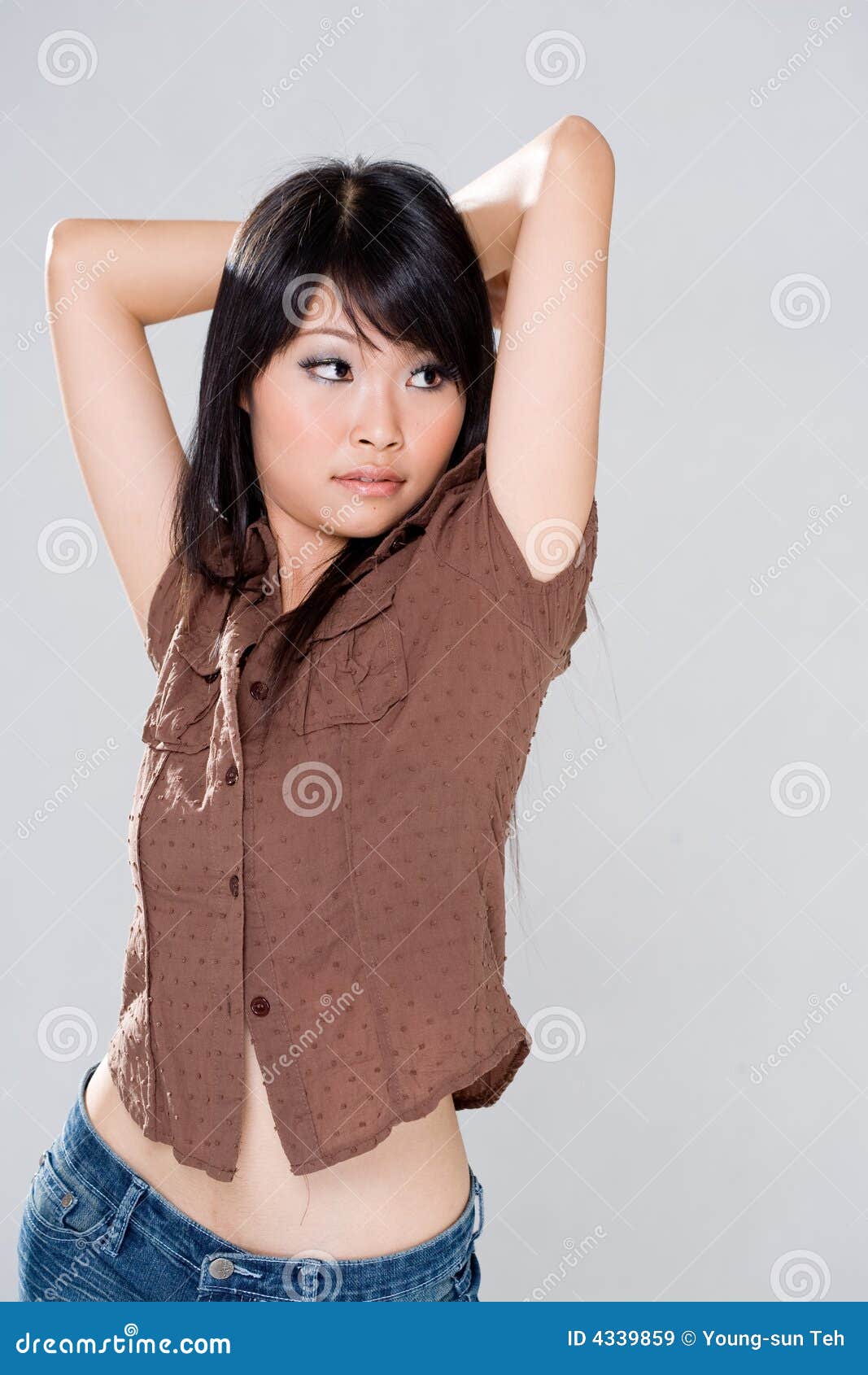 Girl serious look stock image. Image of cute, beautiful - 4339859