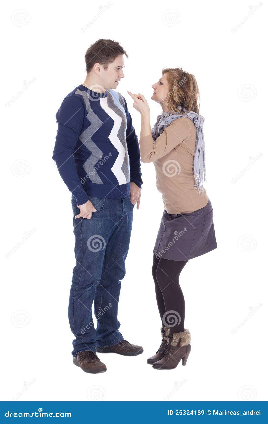 Girl shaking her finger stock image. Image of emotional - 25324189