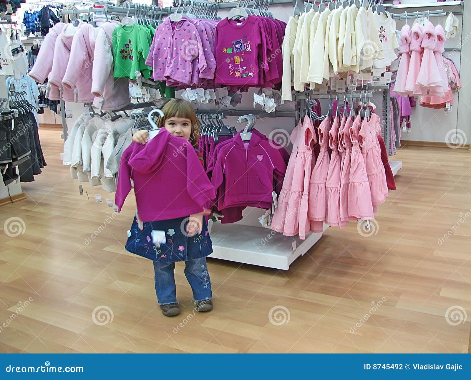 Girl in the shop stock photo. Image of contented, human - 8745492