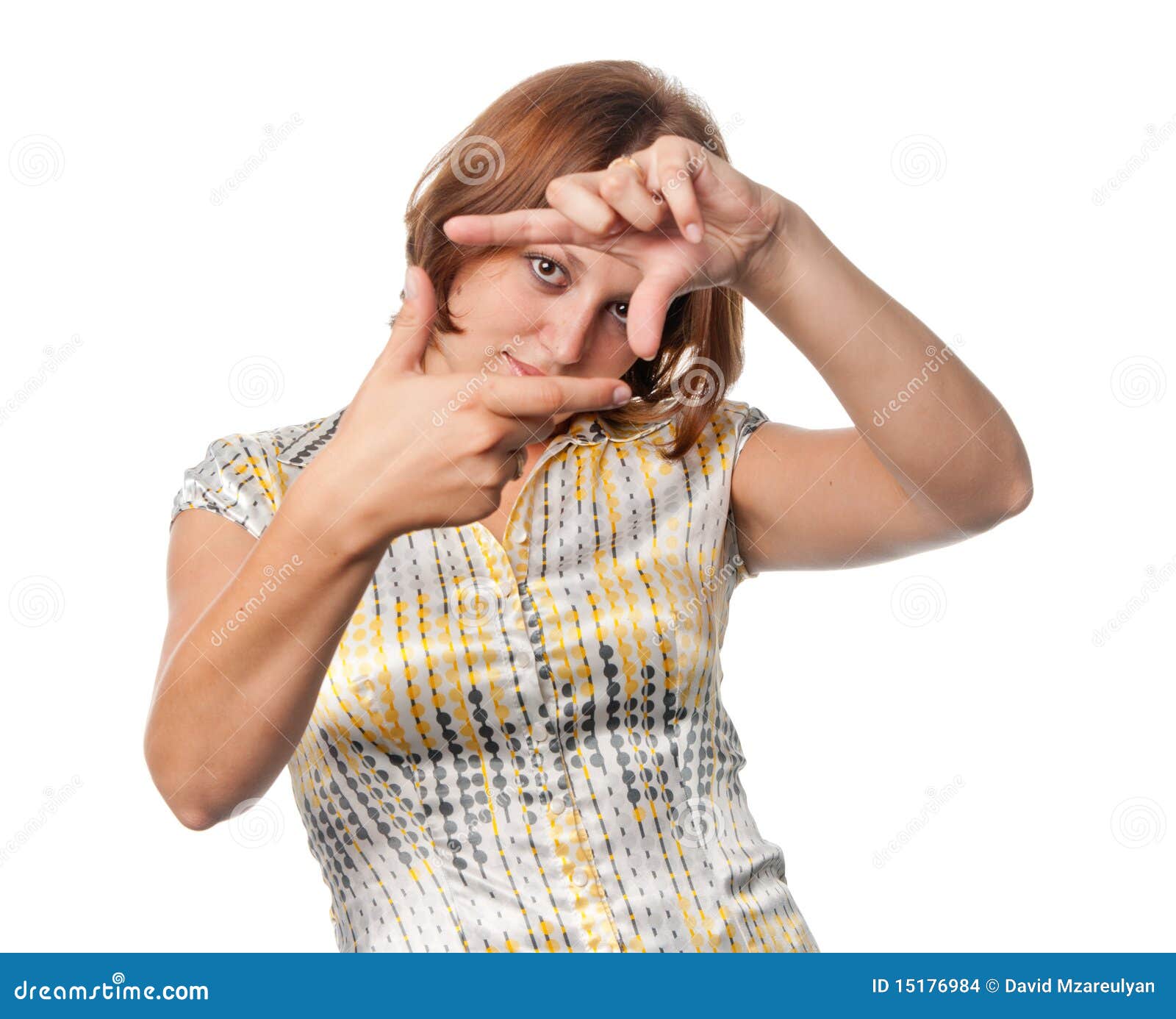 Girl shows gesture stock photo. Image of look, girl, adult - 15176984