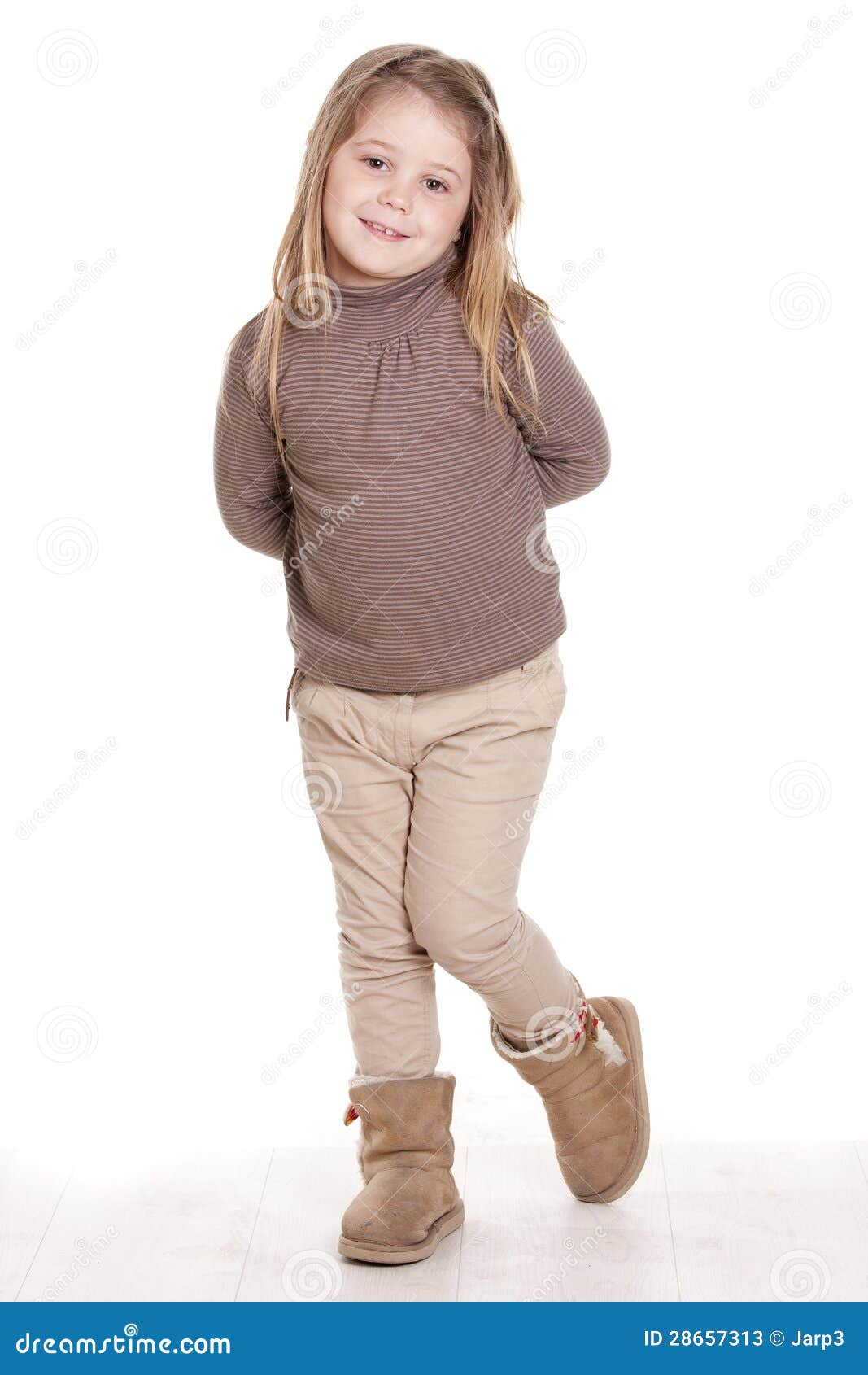 Girl shy stock image. Image of white, pretty, childhood - 28657313