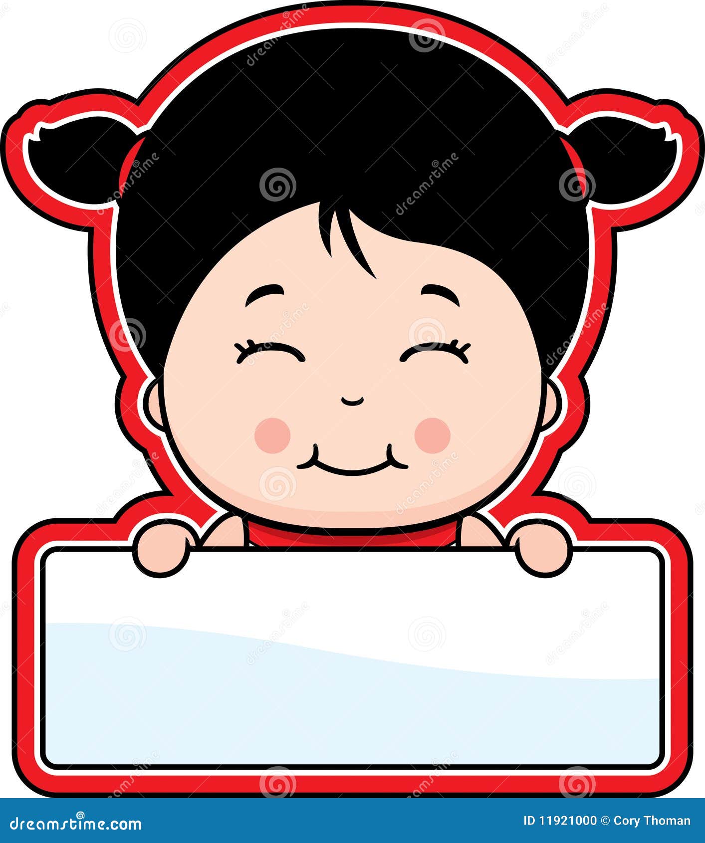 Girl Sign stock vector. Illustration of cute, youth, little - 11921000